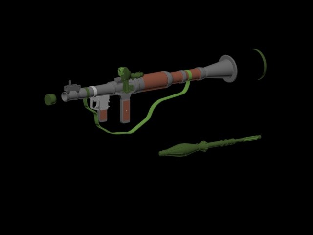 ArtStation - RPG-7 Model