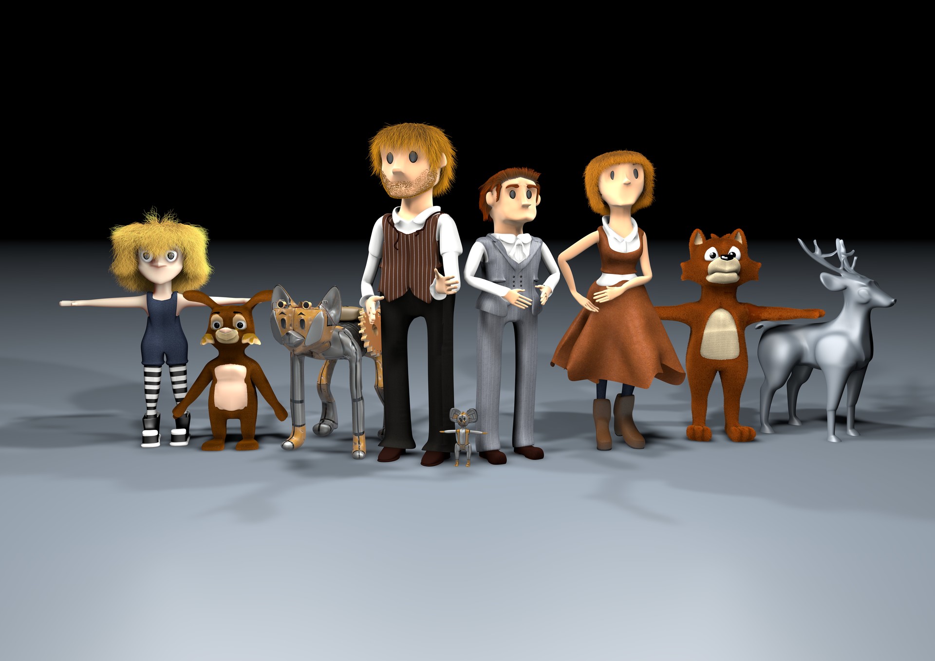 ArtStation - character experiments + characters used