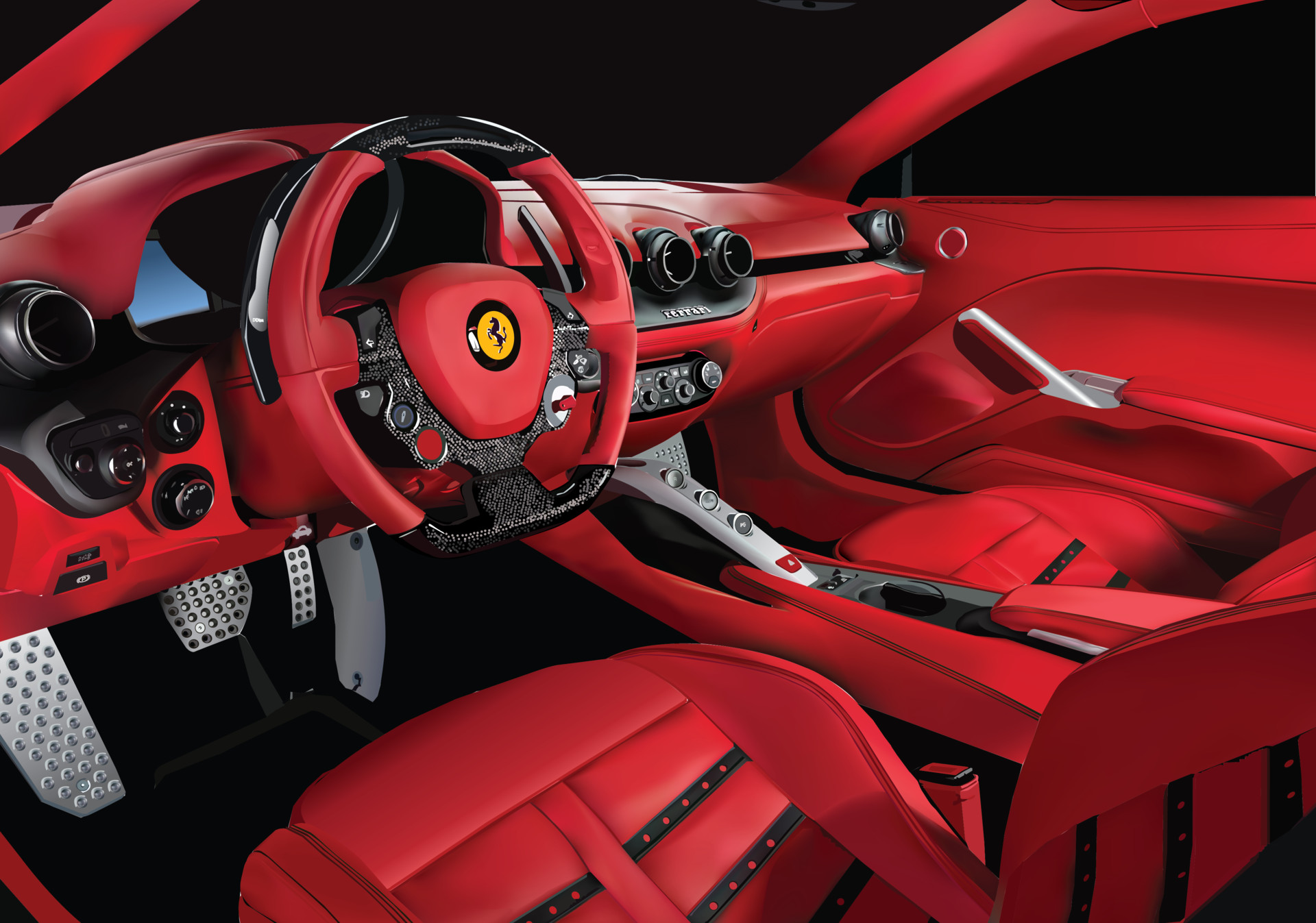 ArtStation - Car Interior