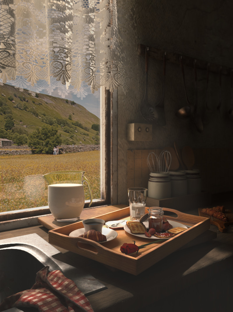 ArtStation - Love breakfast