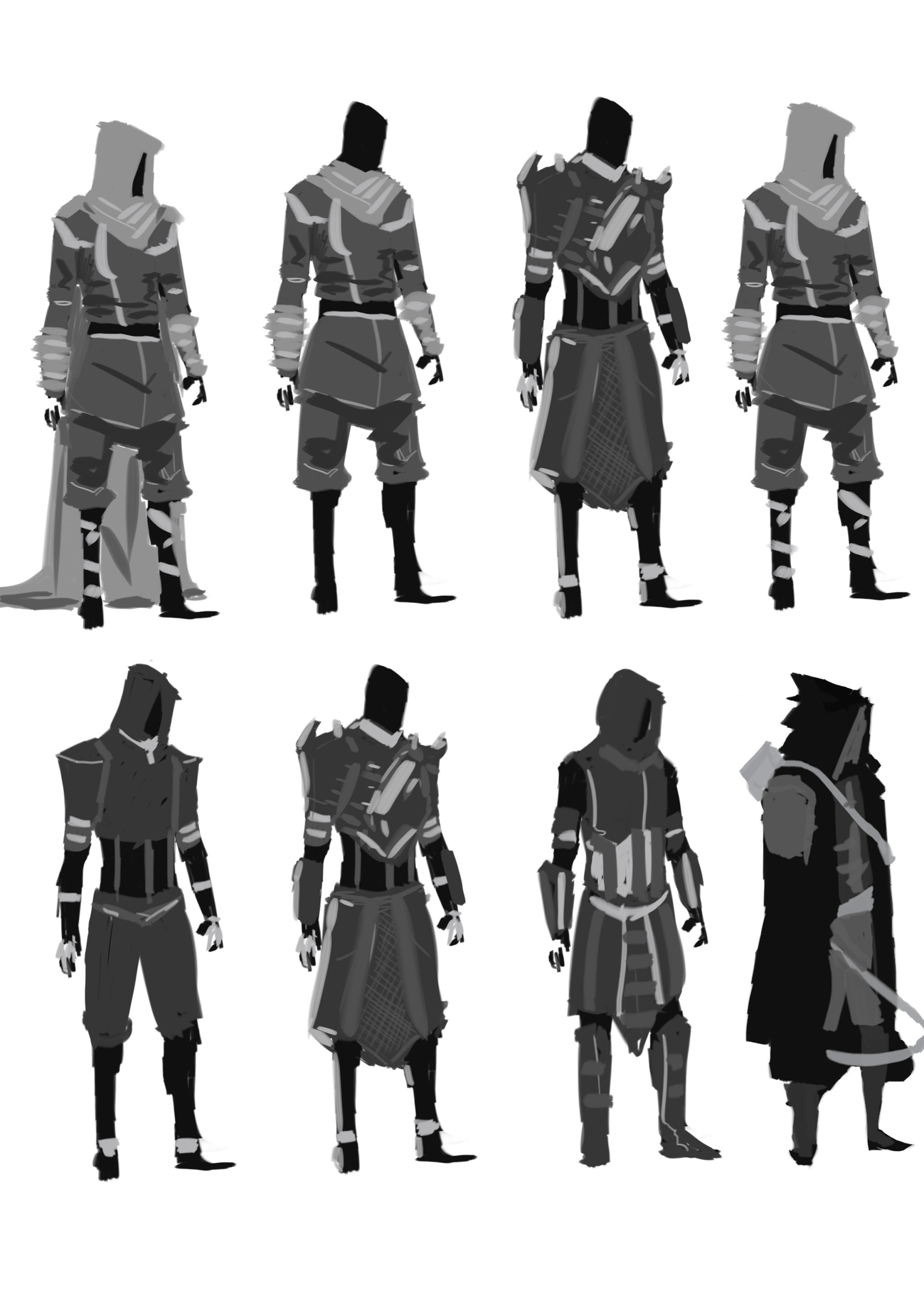 Jay River - Character Design Thumbnails