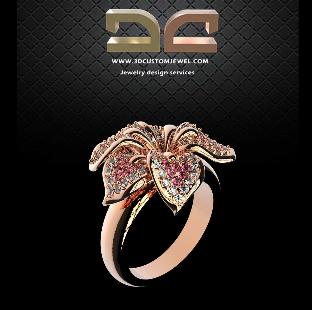 ArtStation - Flower ring