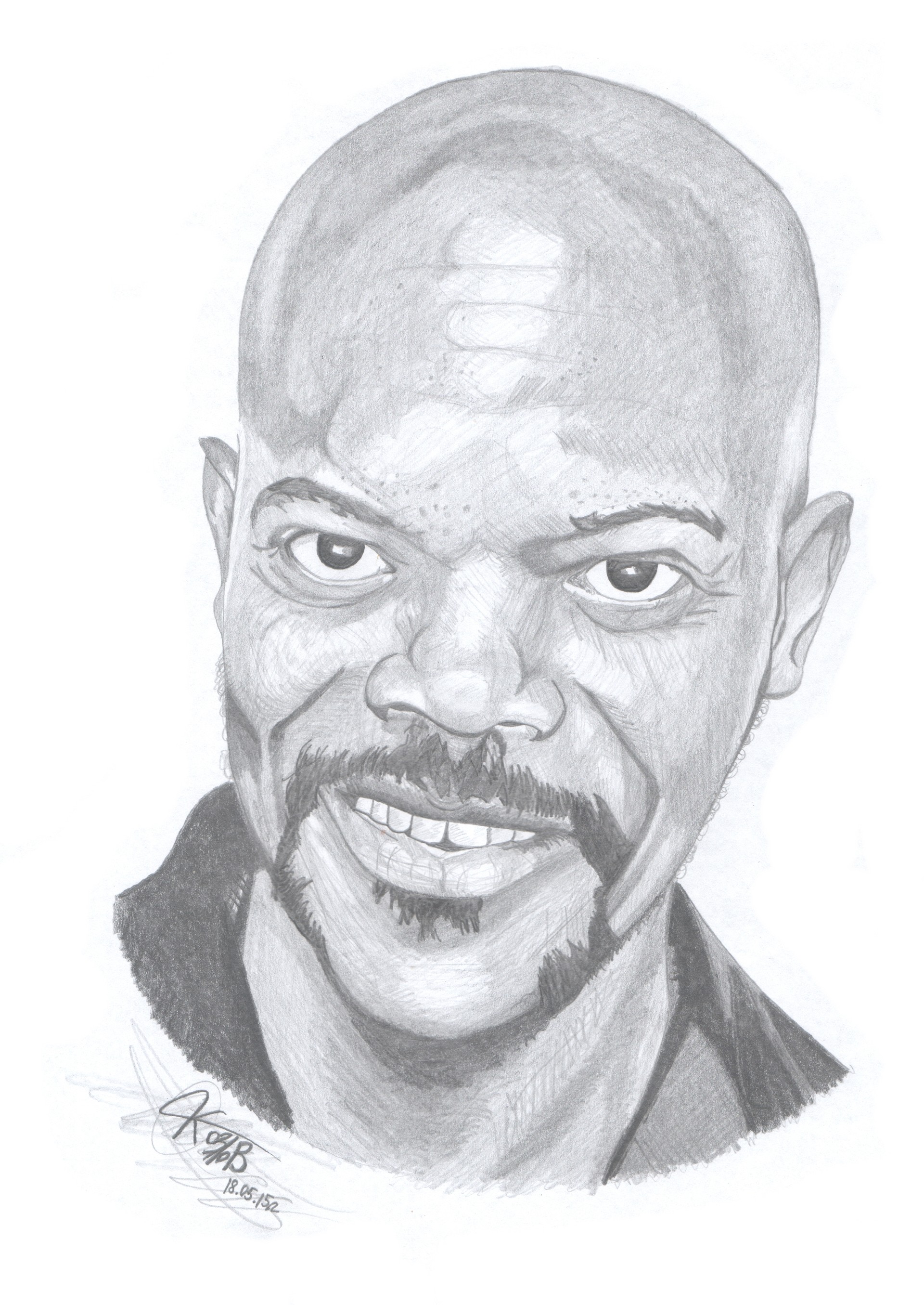 ArtStation - Samuel L. Jackson portrait