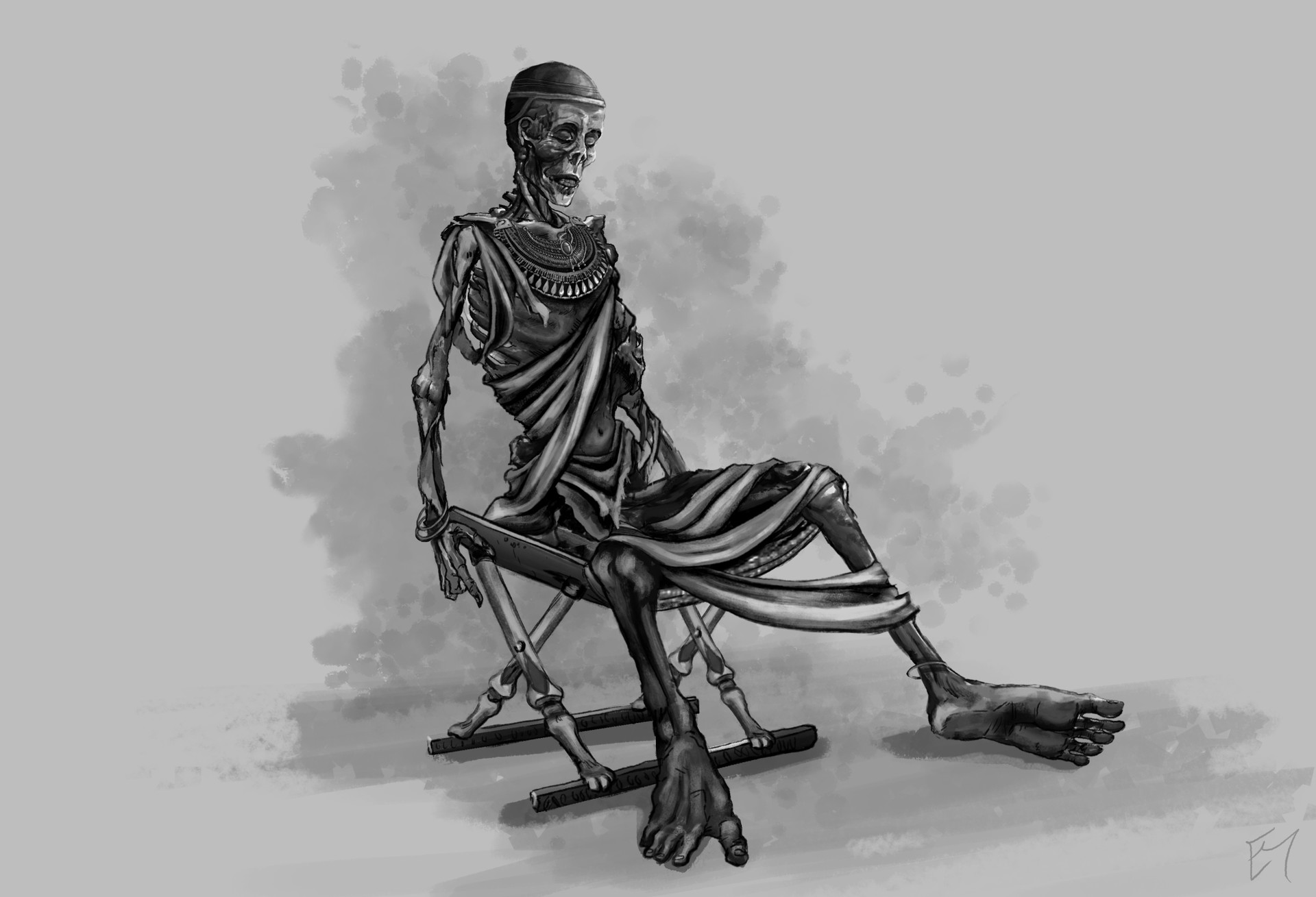 Elena Valero - Egyptian Tomb (Concept Art)