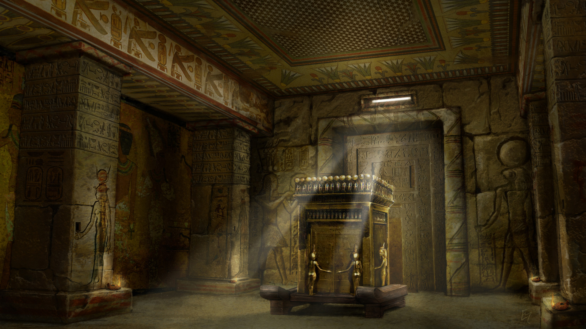 Elena Valero - Egyptian Tomb (Concept Art)
