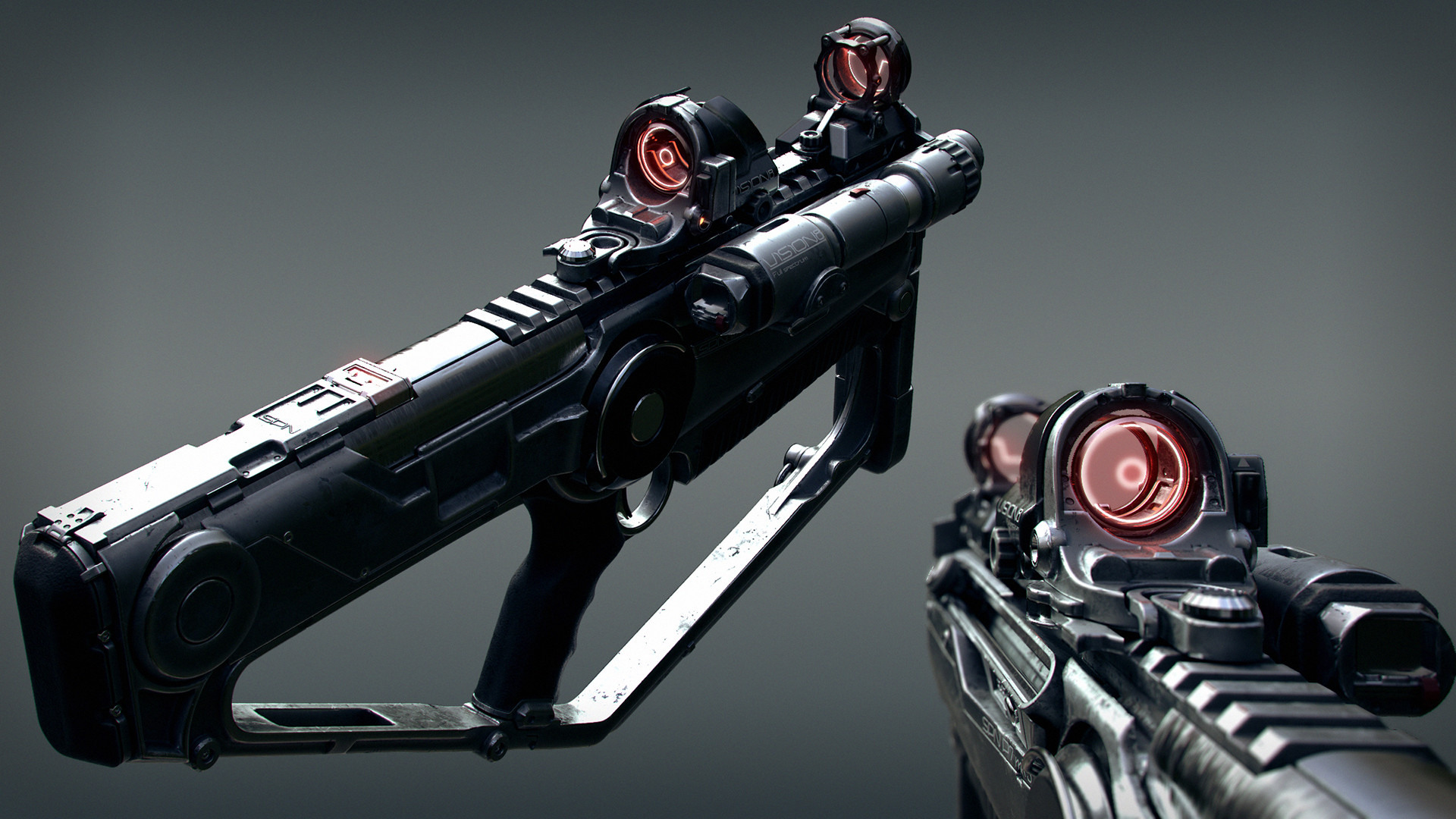 ArtStation - Energy Bullpup Rifle