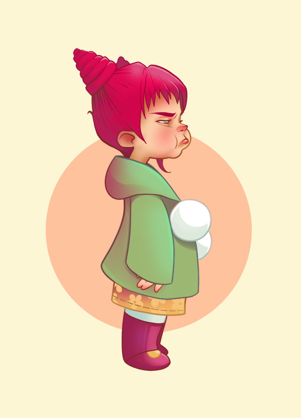 ArtStation - Angry kid