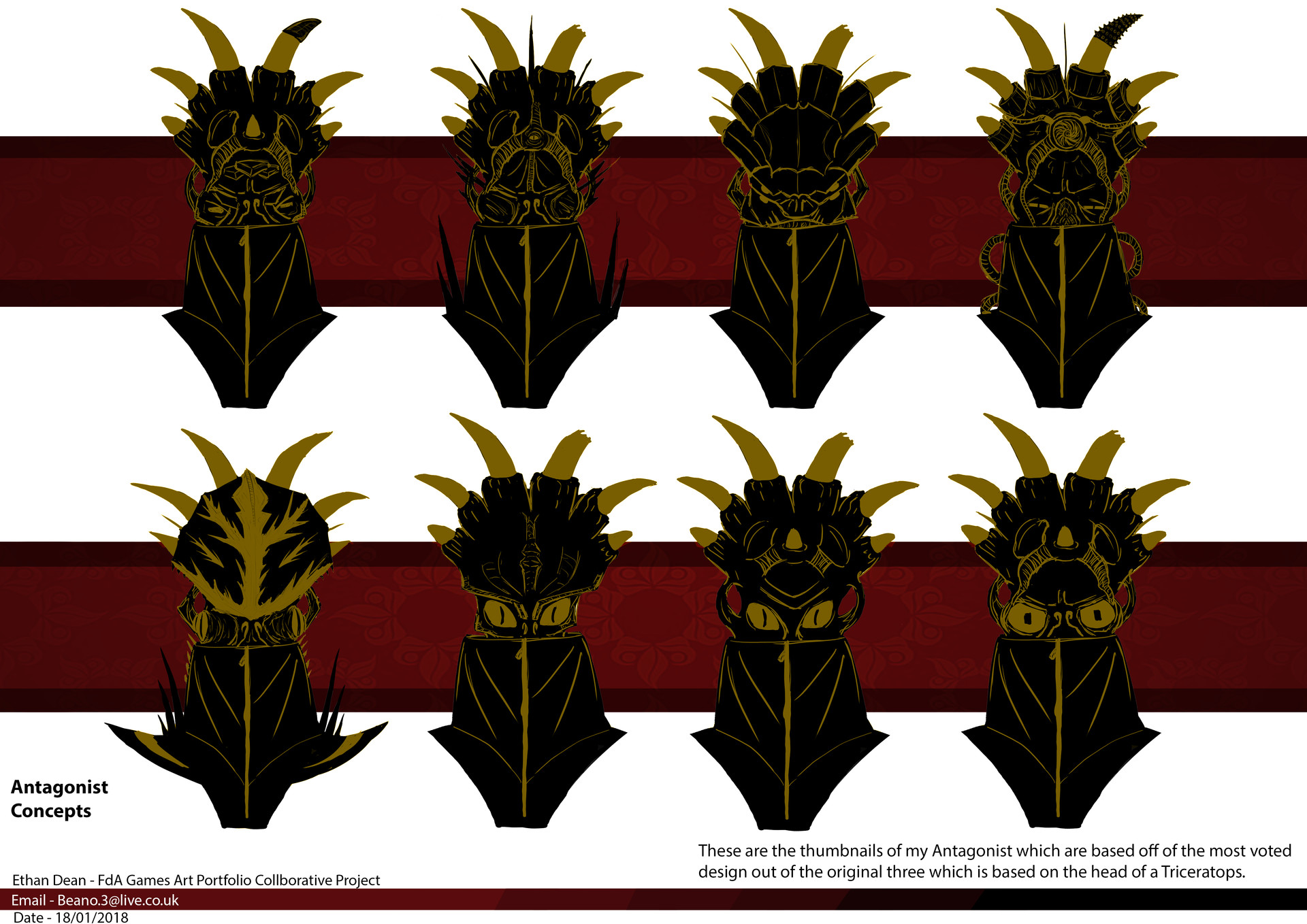 ArtStation - Antagonist concept designs