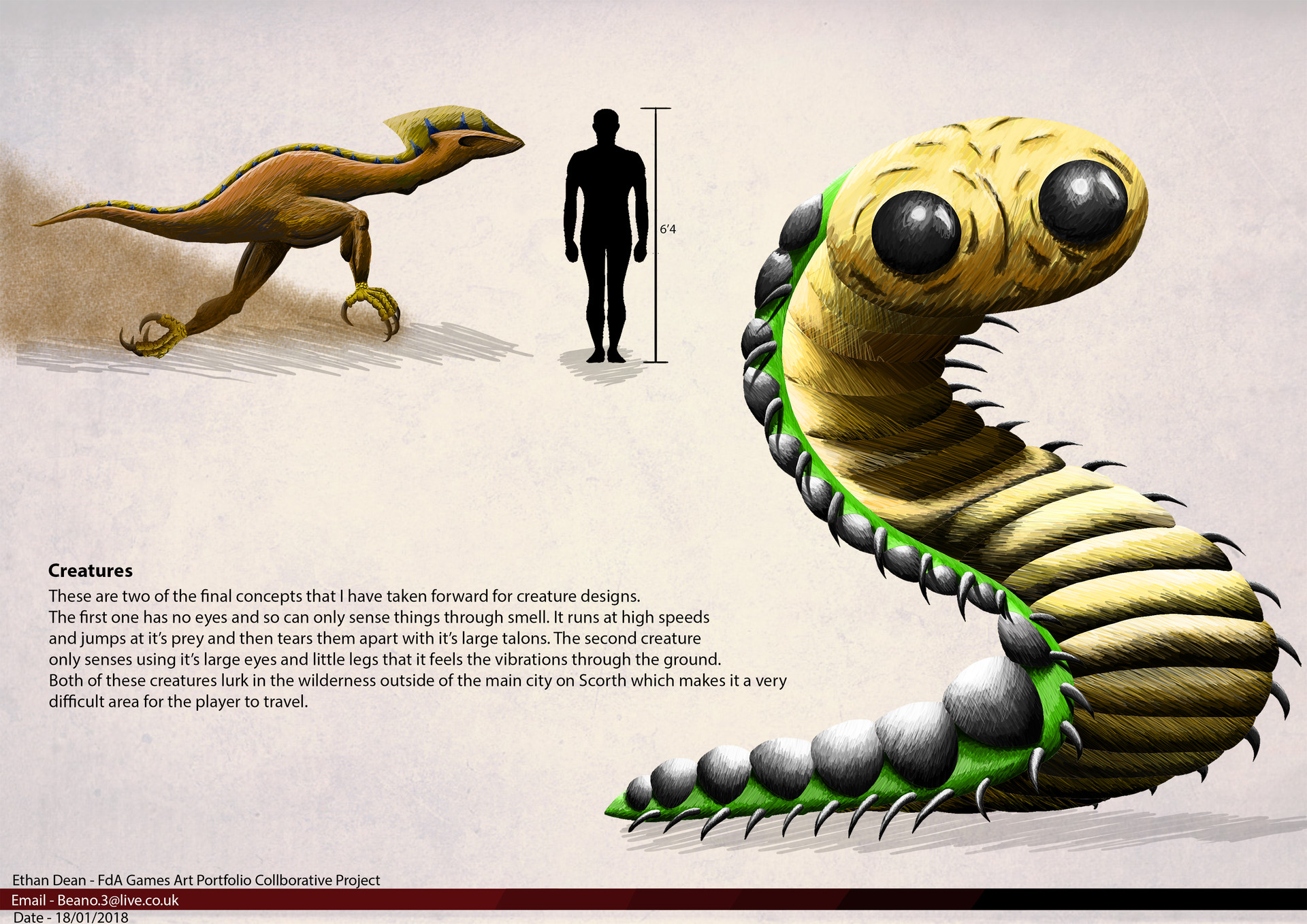 ArtStation - Creature design page