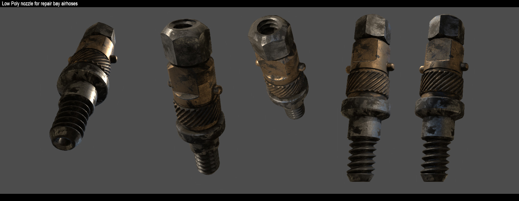 ArtStation - Prop - Air hose nozzle