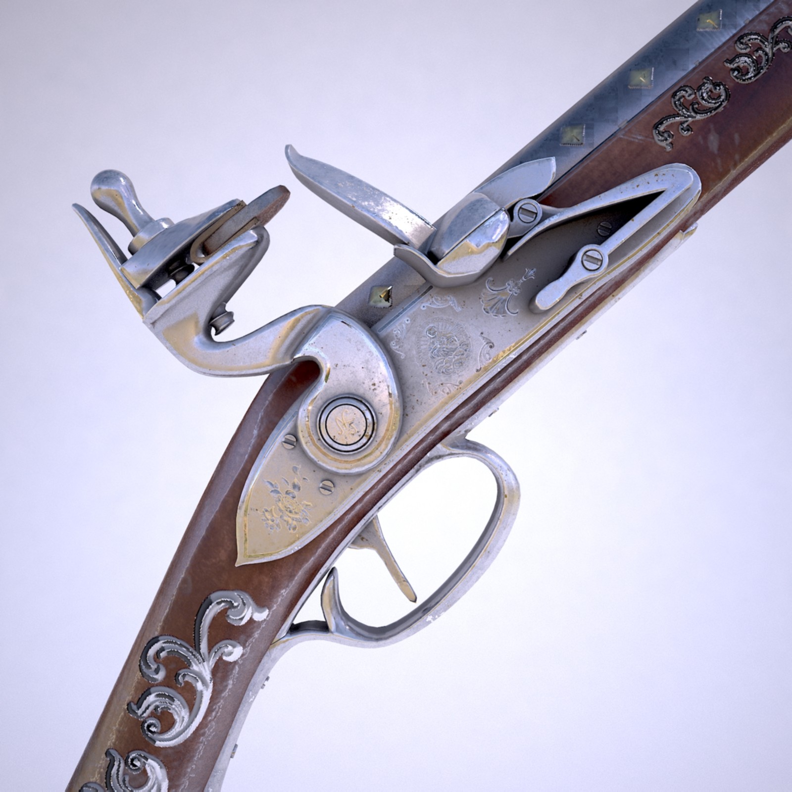 ArtStation - Flintlock musket 3d model