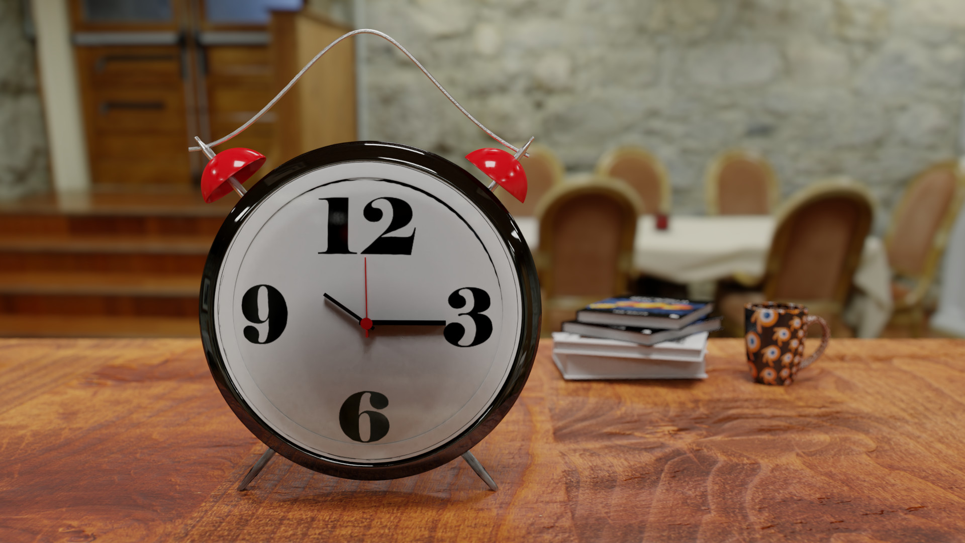 ArtStation - Clock on the table