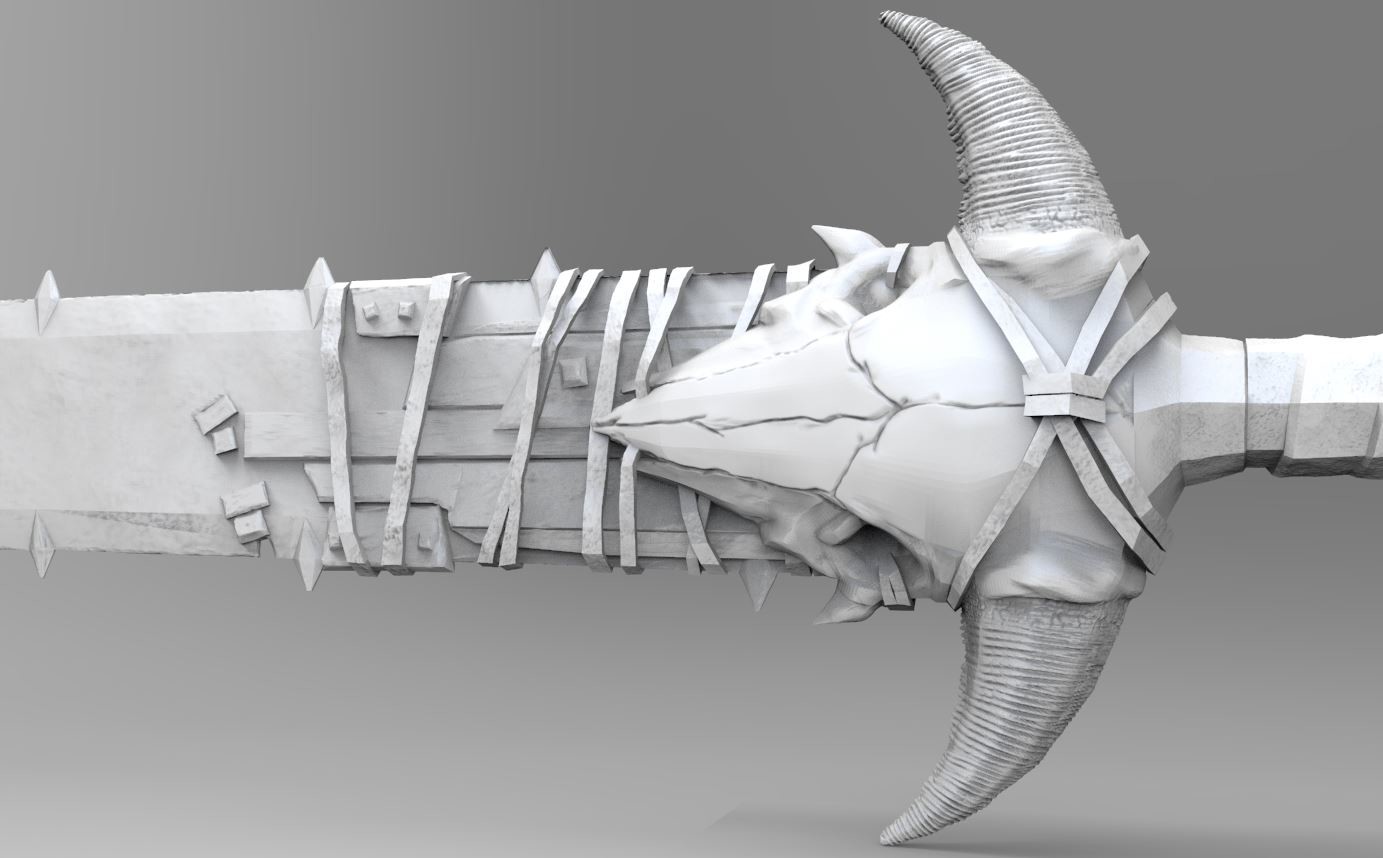 ArtStation - sword modeling and sculpting