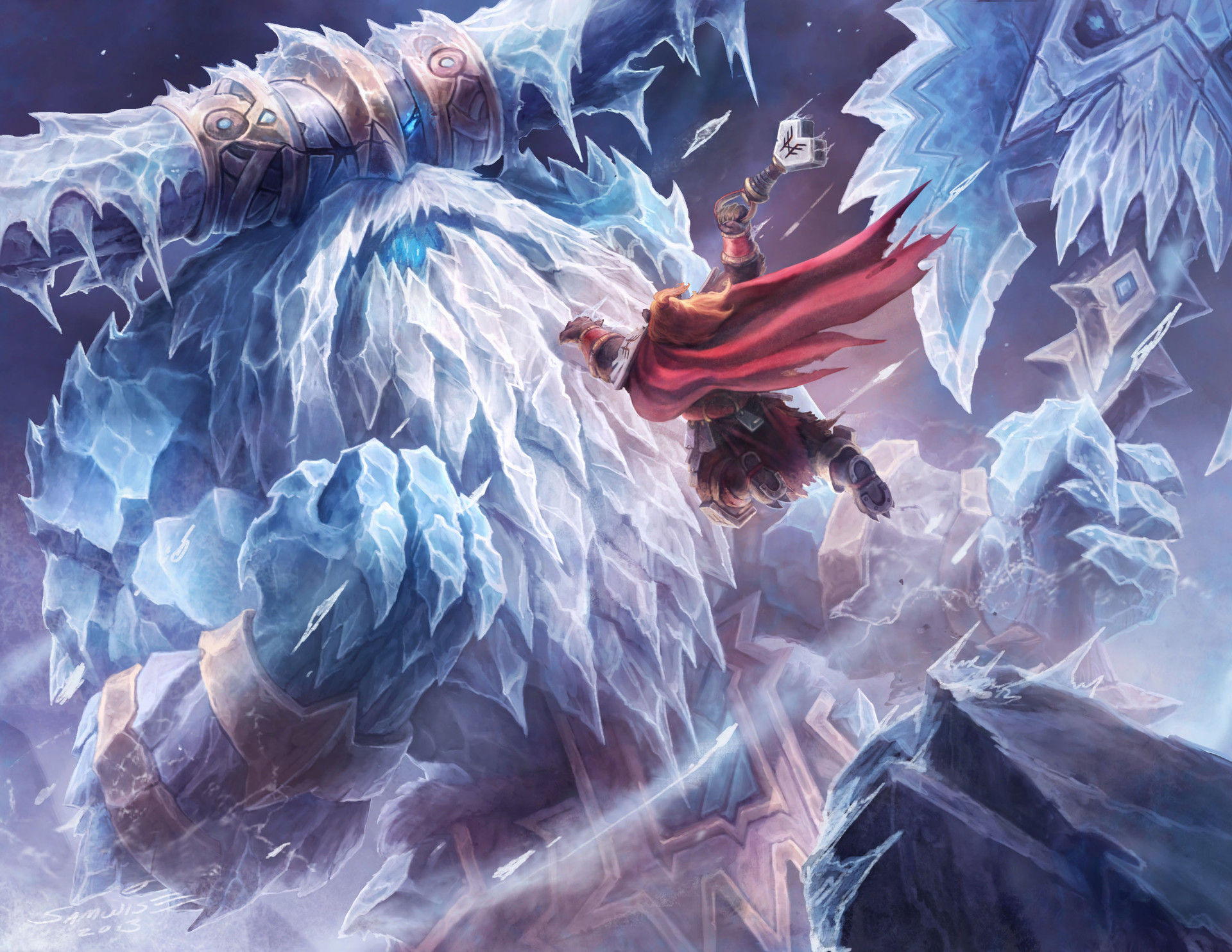 ArtStation - Thoryn versus Wintyr