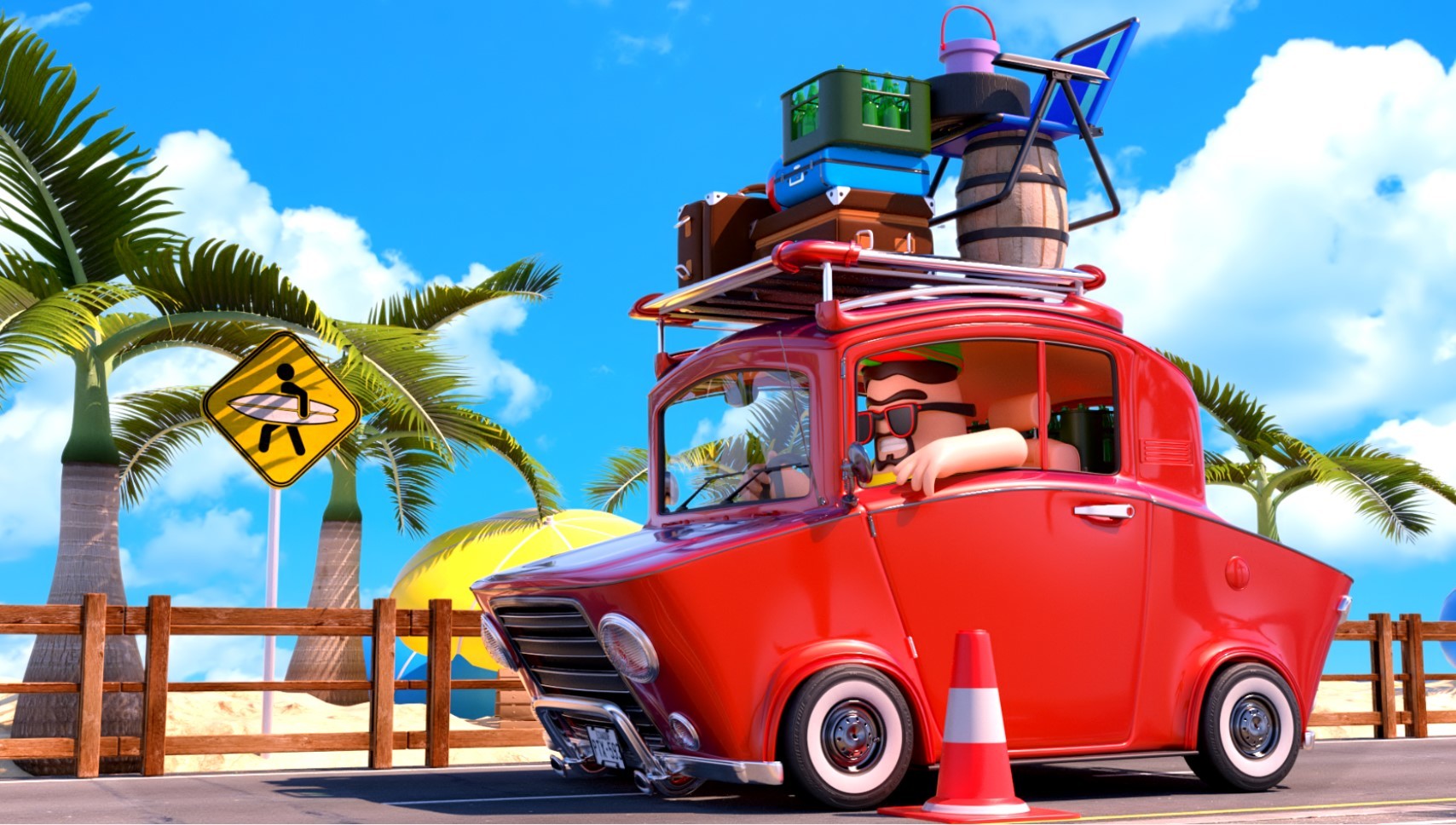 ArtStation - Cartoon car