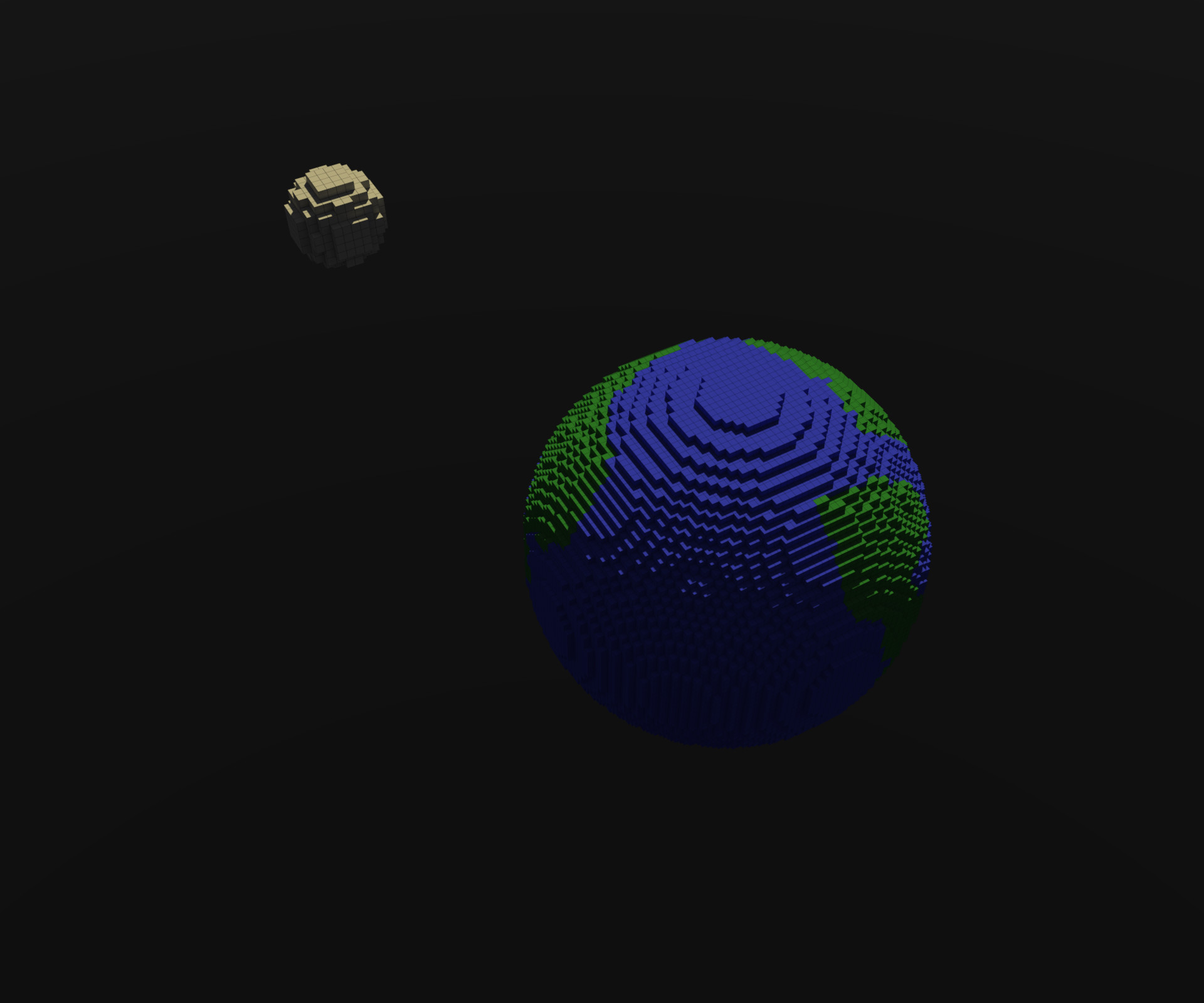 ArtStation - Earth & Moon