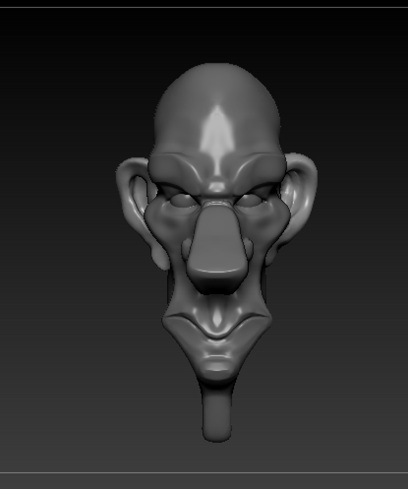 ArtStation - Cartoon Head Sculpt Practice