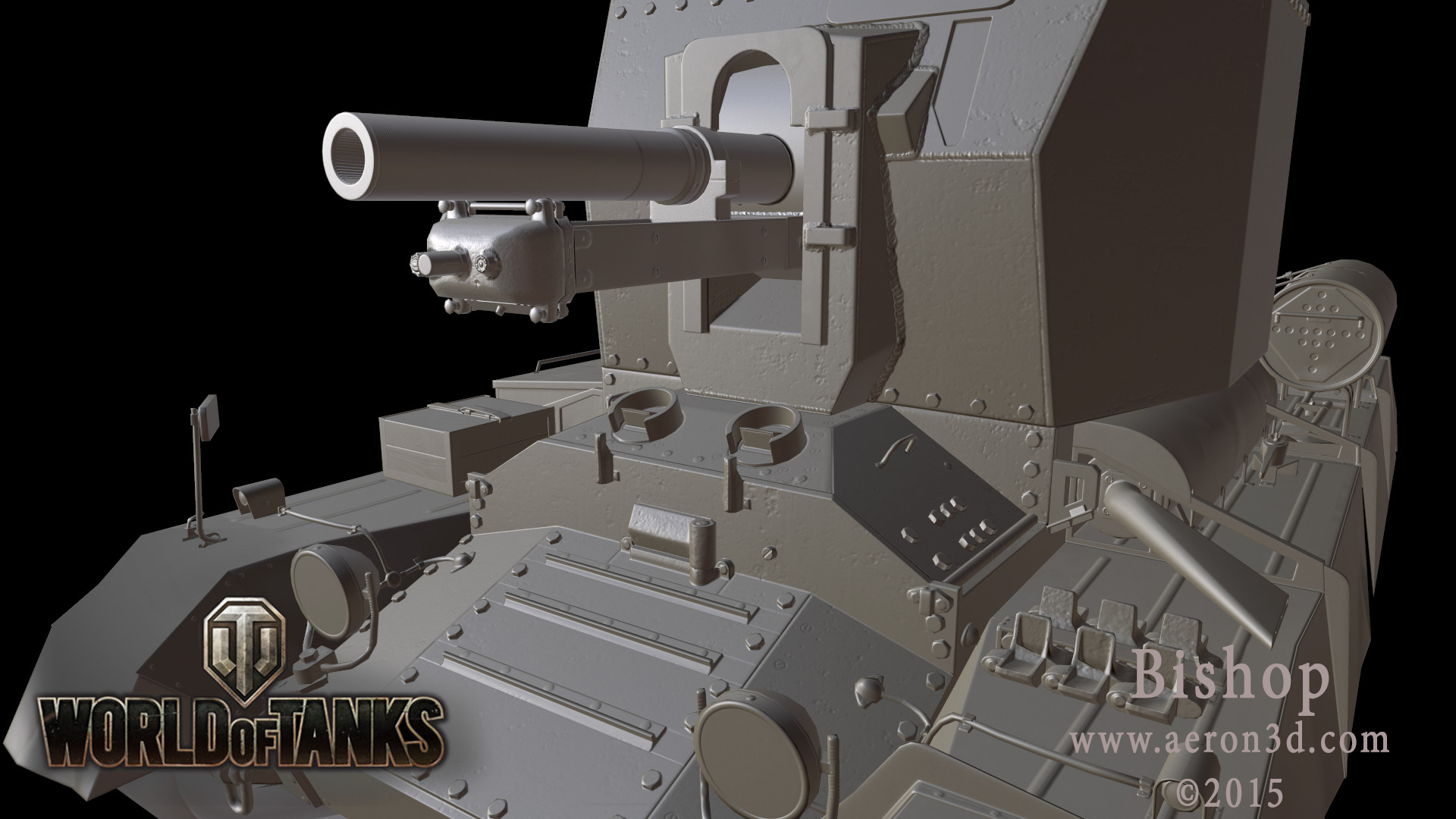 Yuriy Zadorozhny | Aeron - British tank "Bishop"