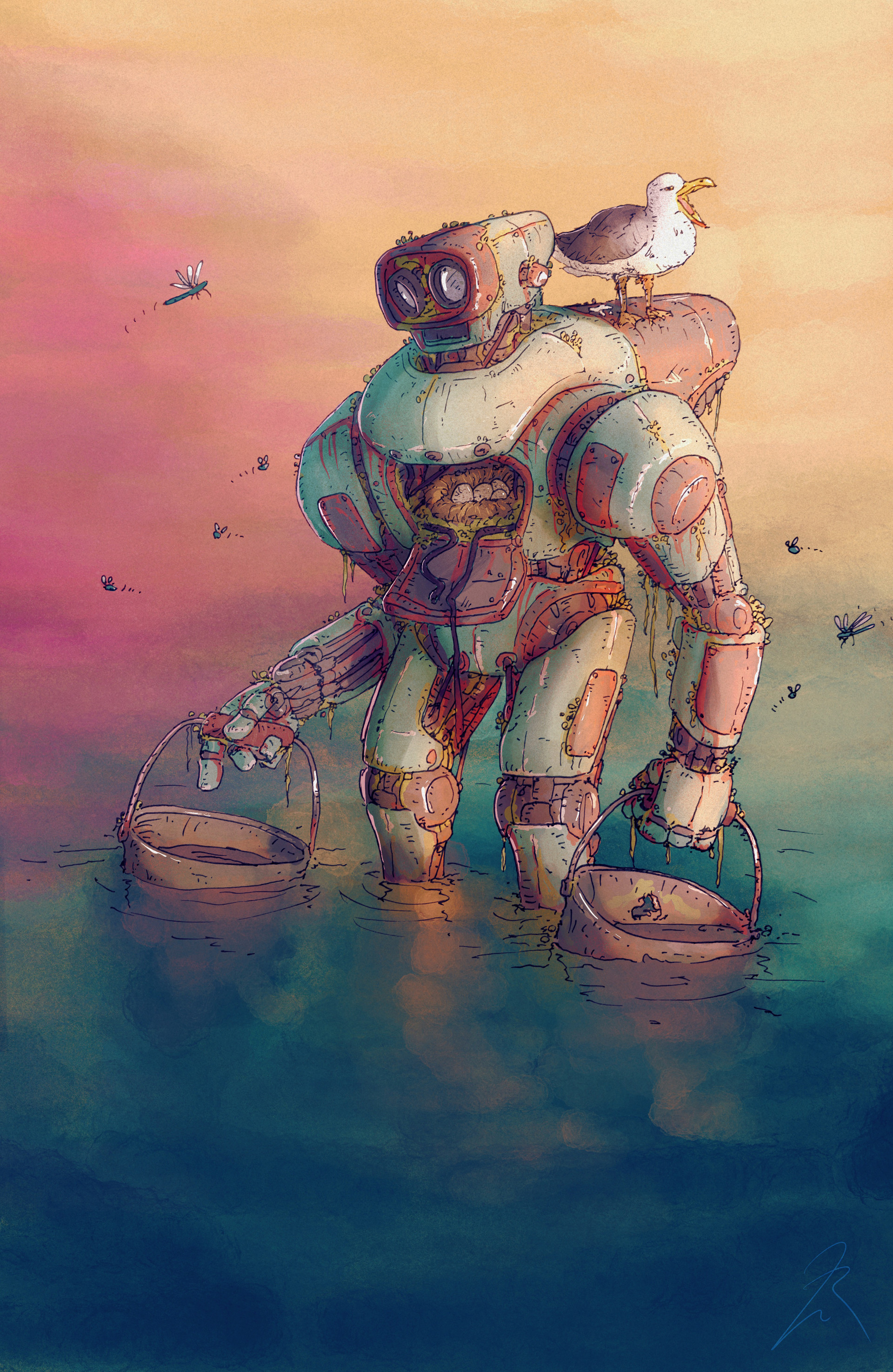 ArtStation - Rusted in the Water