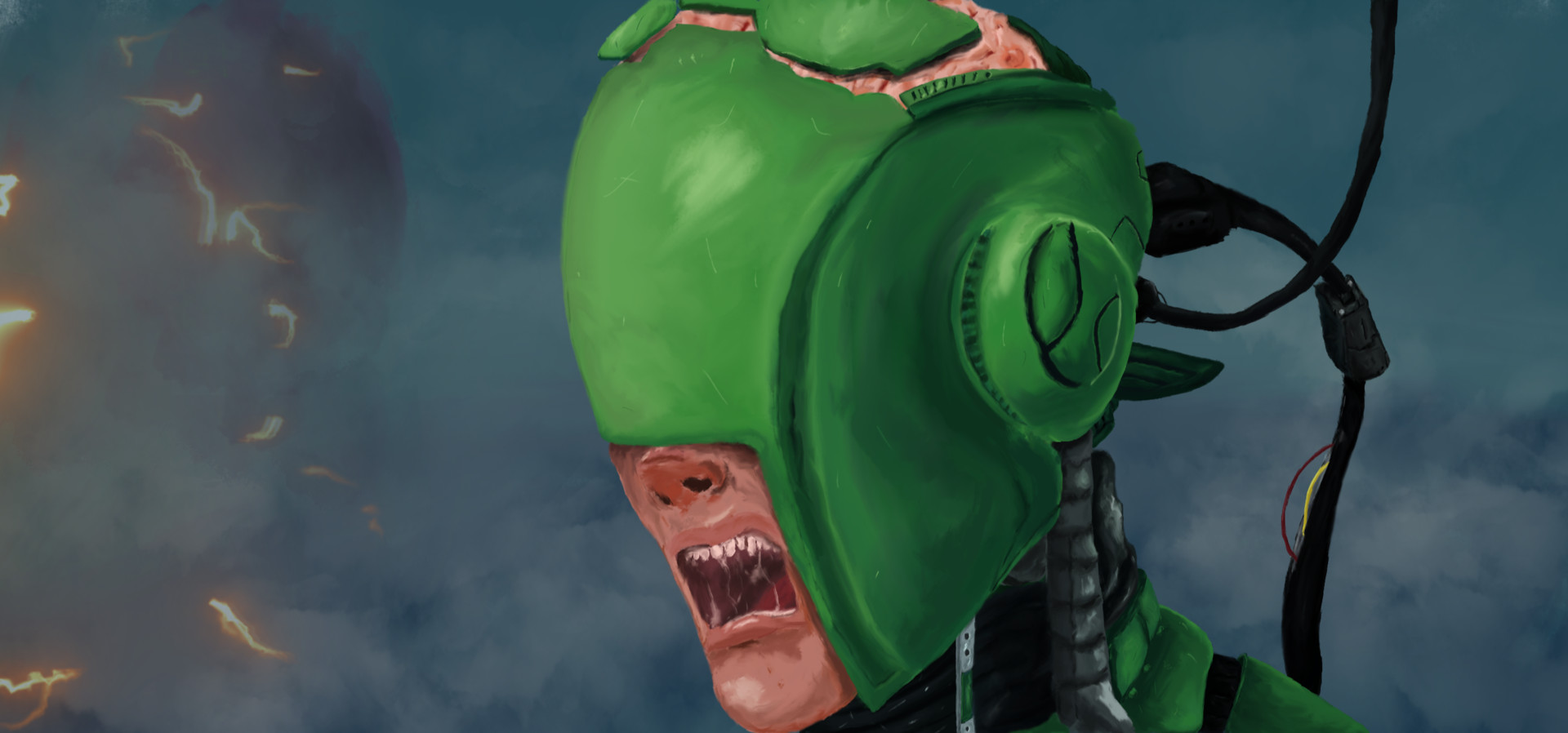 ArtStation - digital painting - mind control