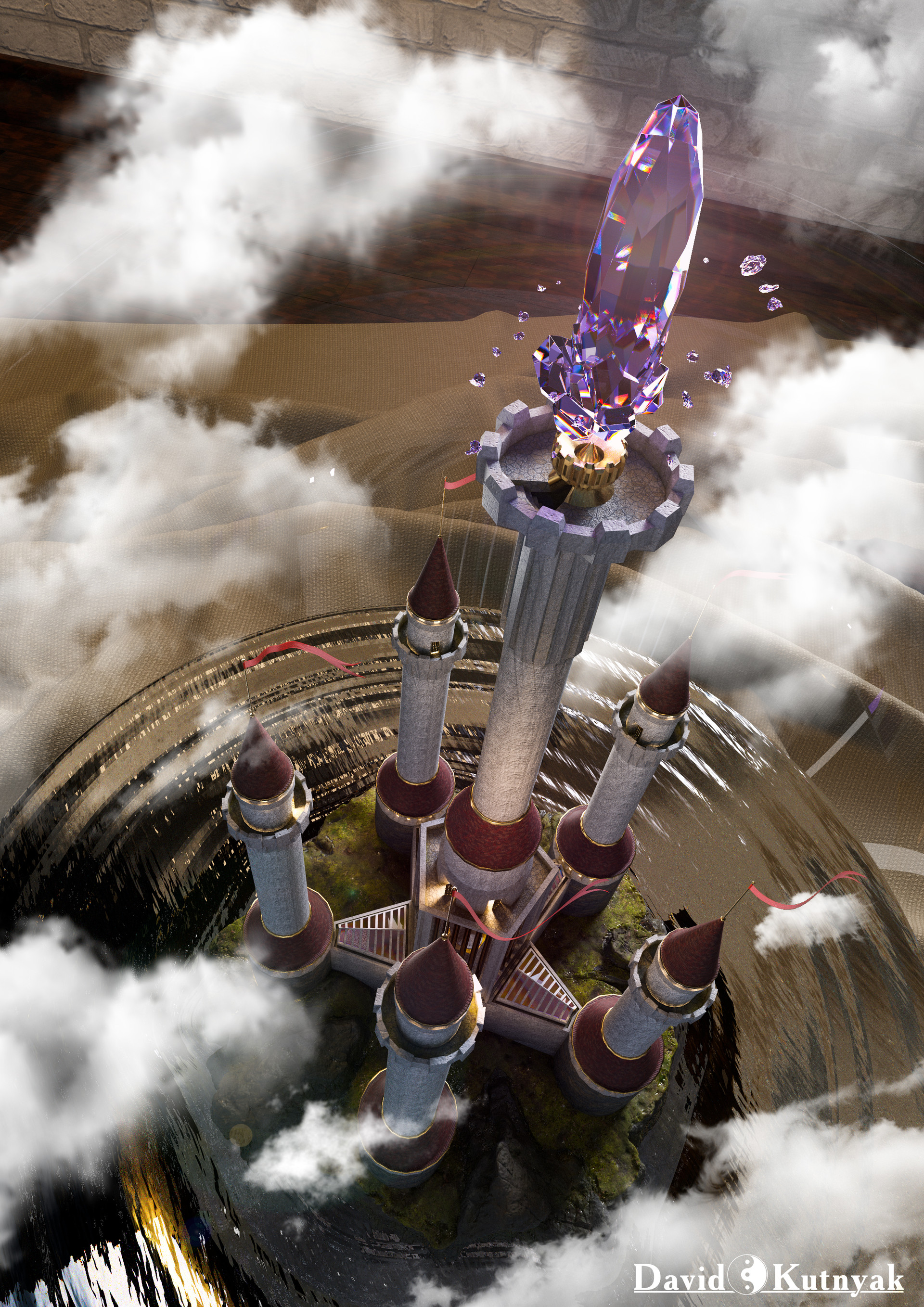 ArtStation - Magic Castle Globe