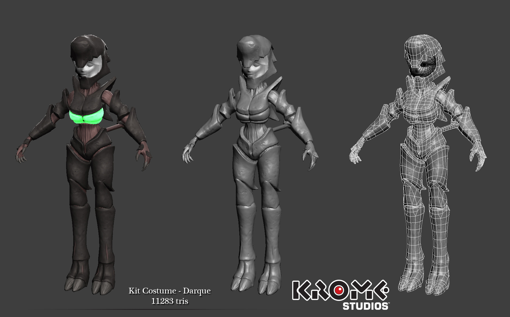 ArtStation - Unlockable character costumes, Blade Kitten - Krome Studios