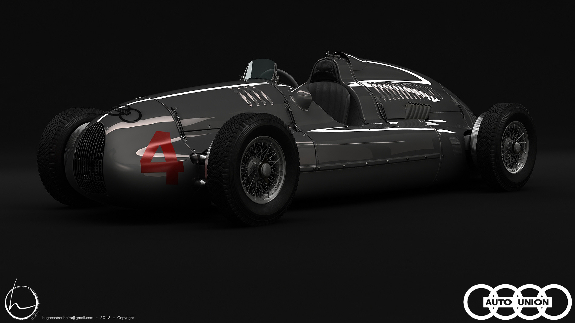 ArtStation - 1939 Audi Type D
