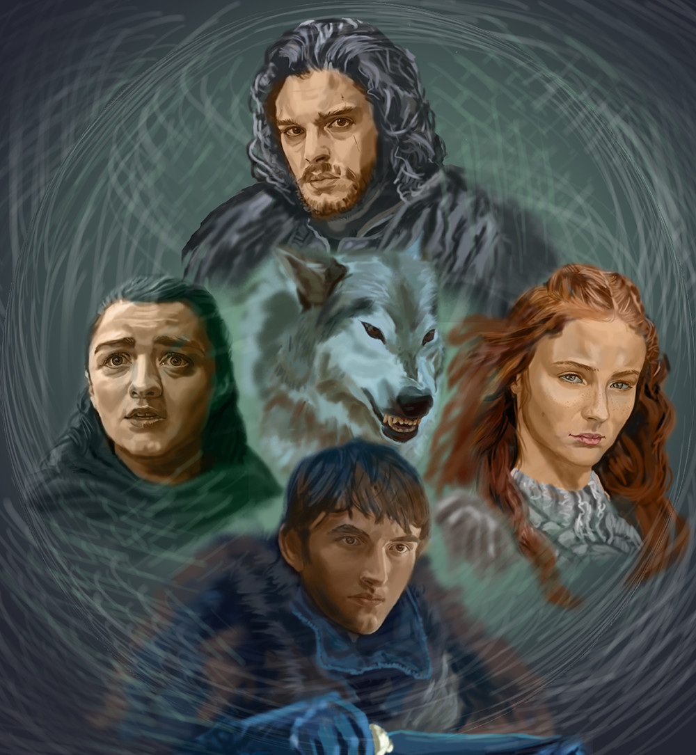 ArtStation - All Starks - the home of Wolves