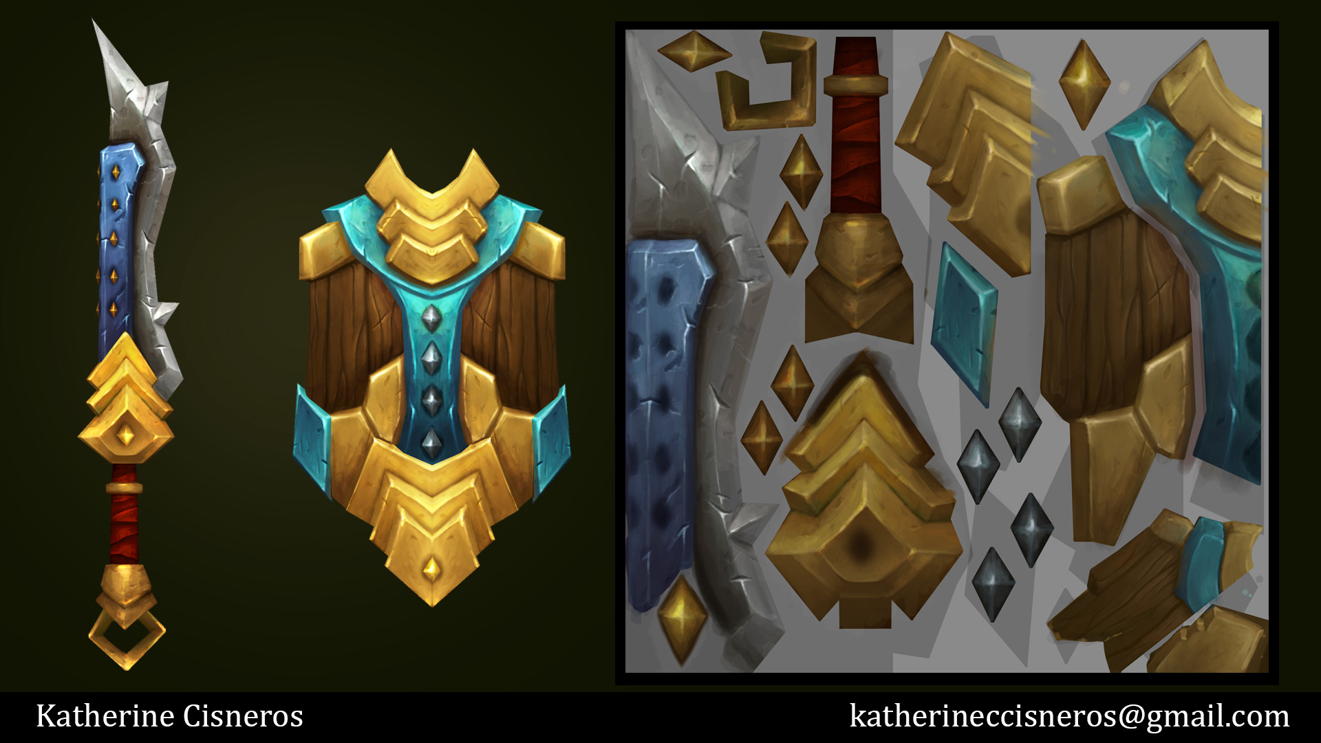 ArtStation - Sword and Shield