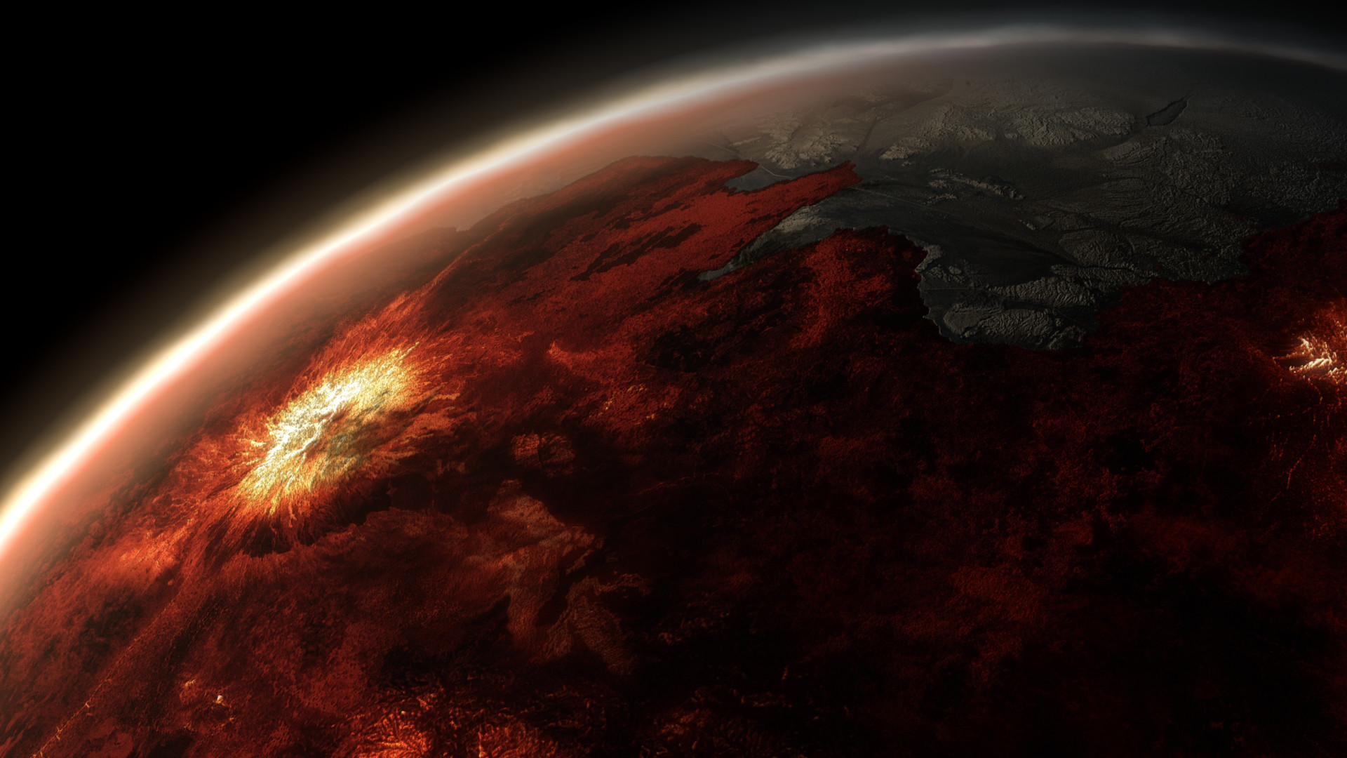 1920x1080 Planet Earth On Fire