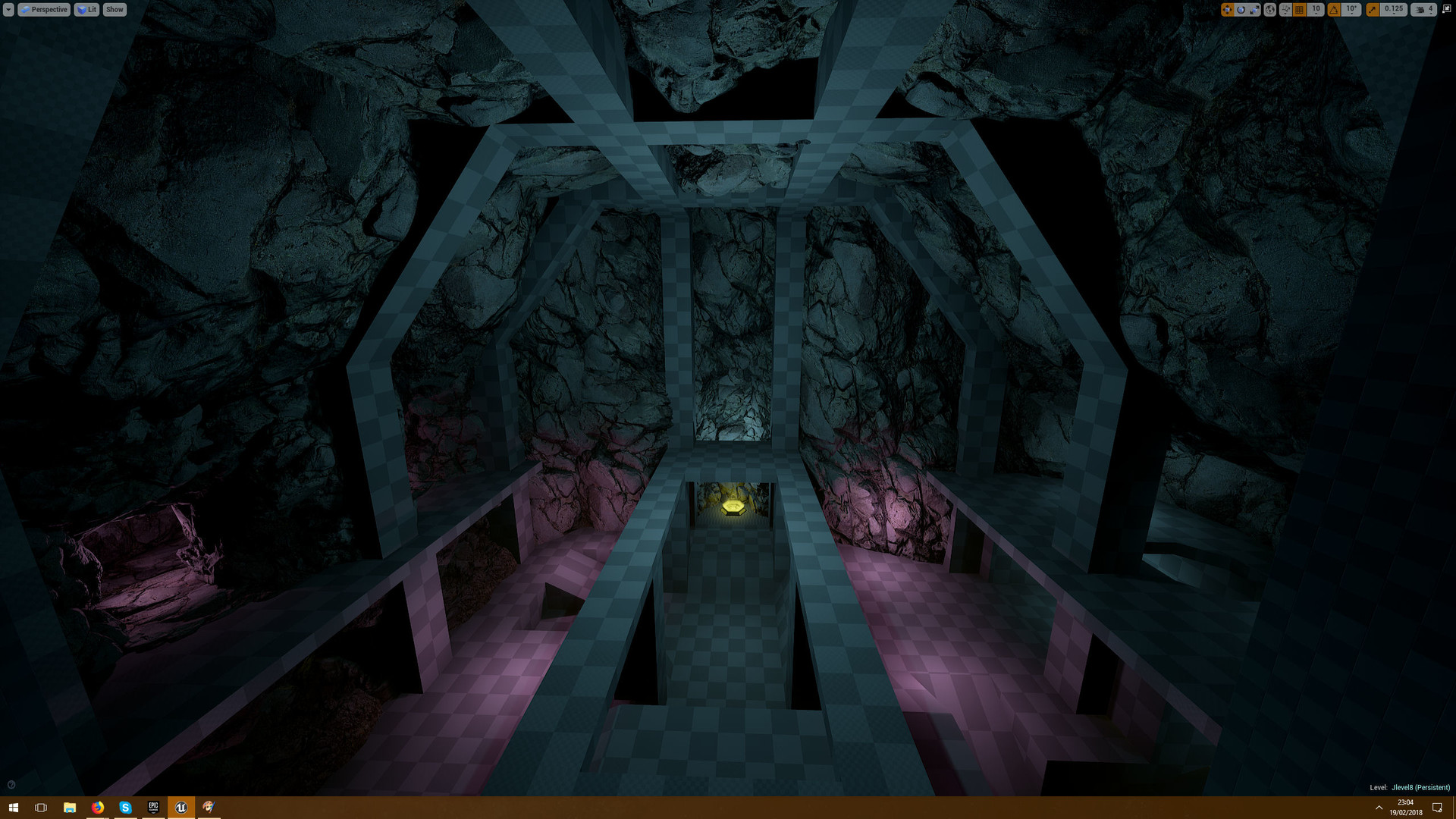 ArtStation - UT4 Cave Arena WIP