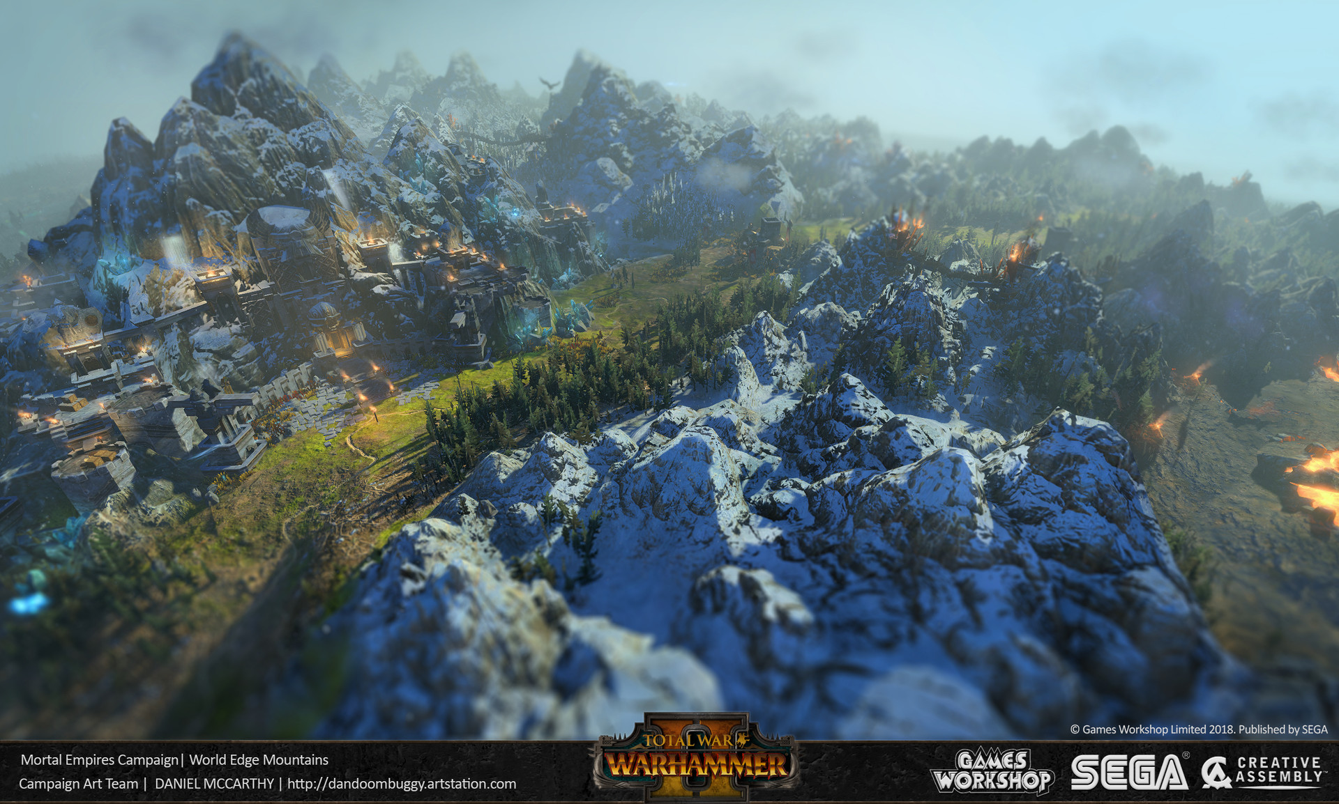 Daniel McCarthy - The Worlds Edge Mountains and the Badlands - Total ...