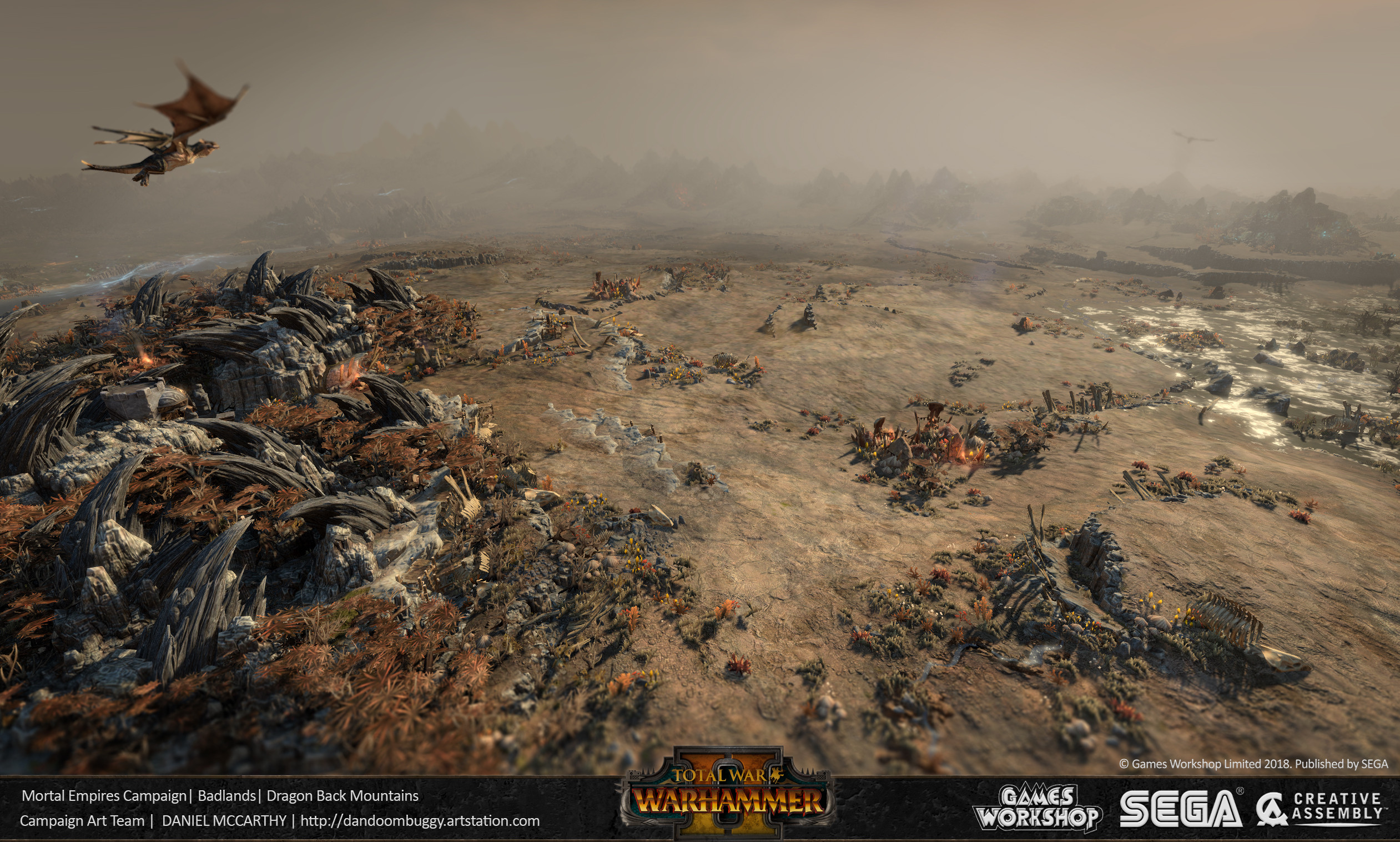 Daniel McCarthy - The Worlds Edge Mountains and the Badlands - Total ...