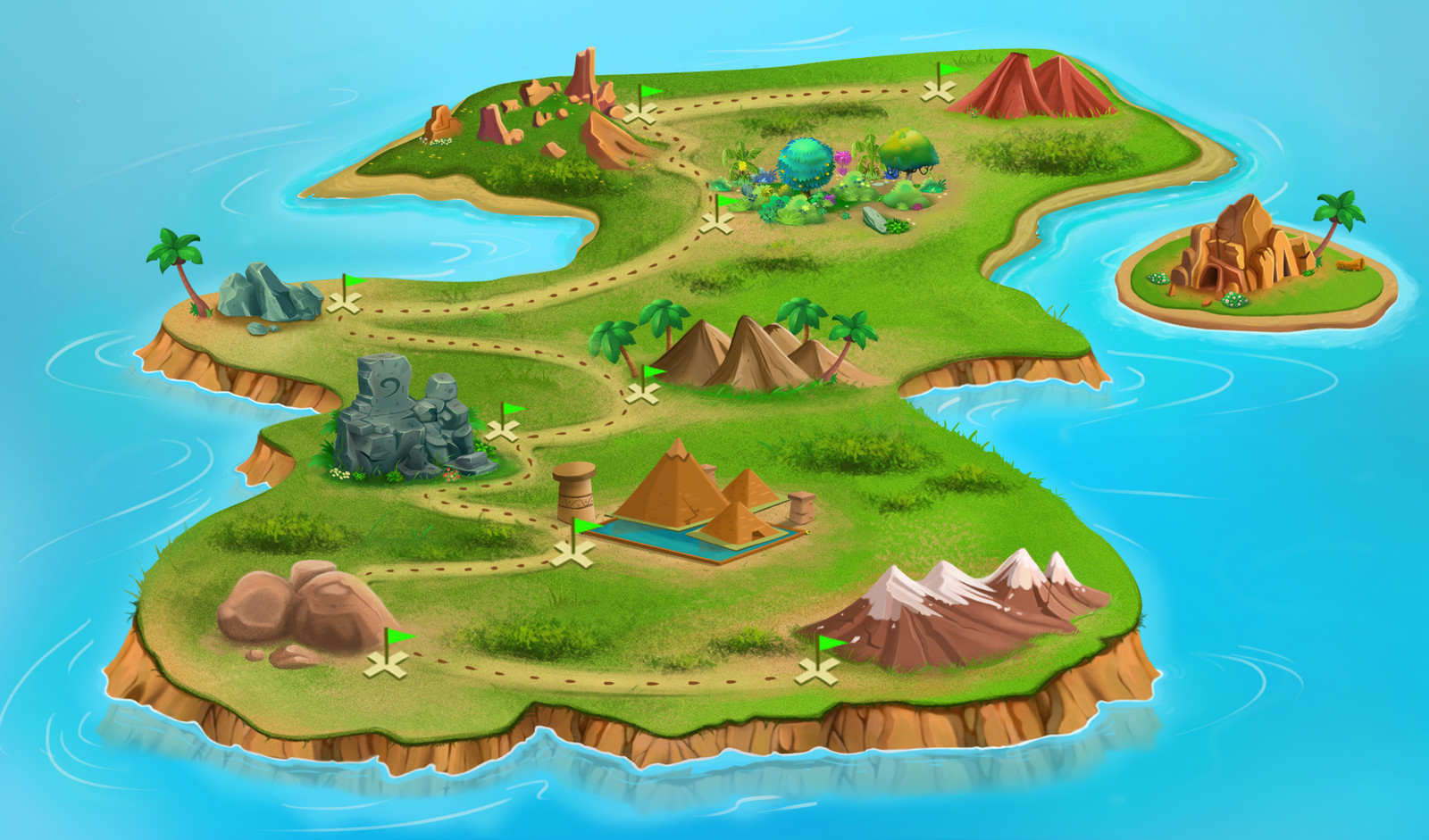 Jithin P - Map BG - Location Unlocked