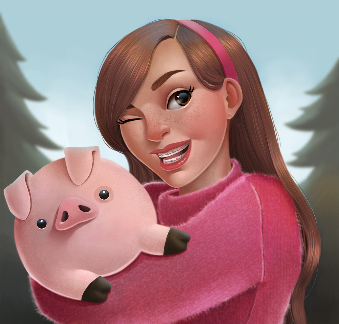 ArtStation - Mabel and Waddles