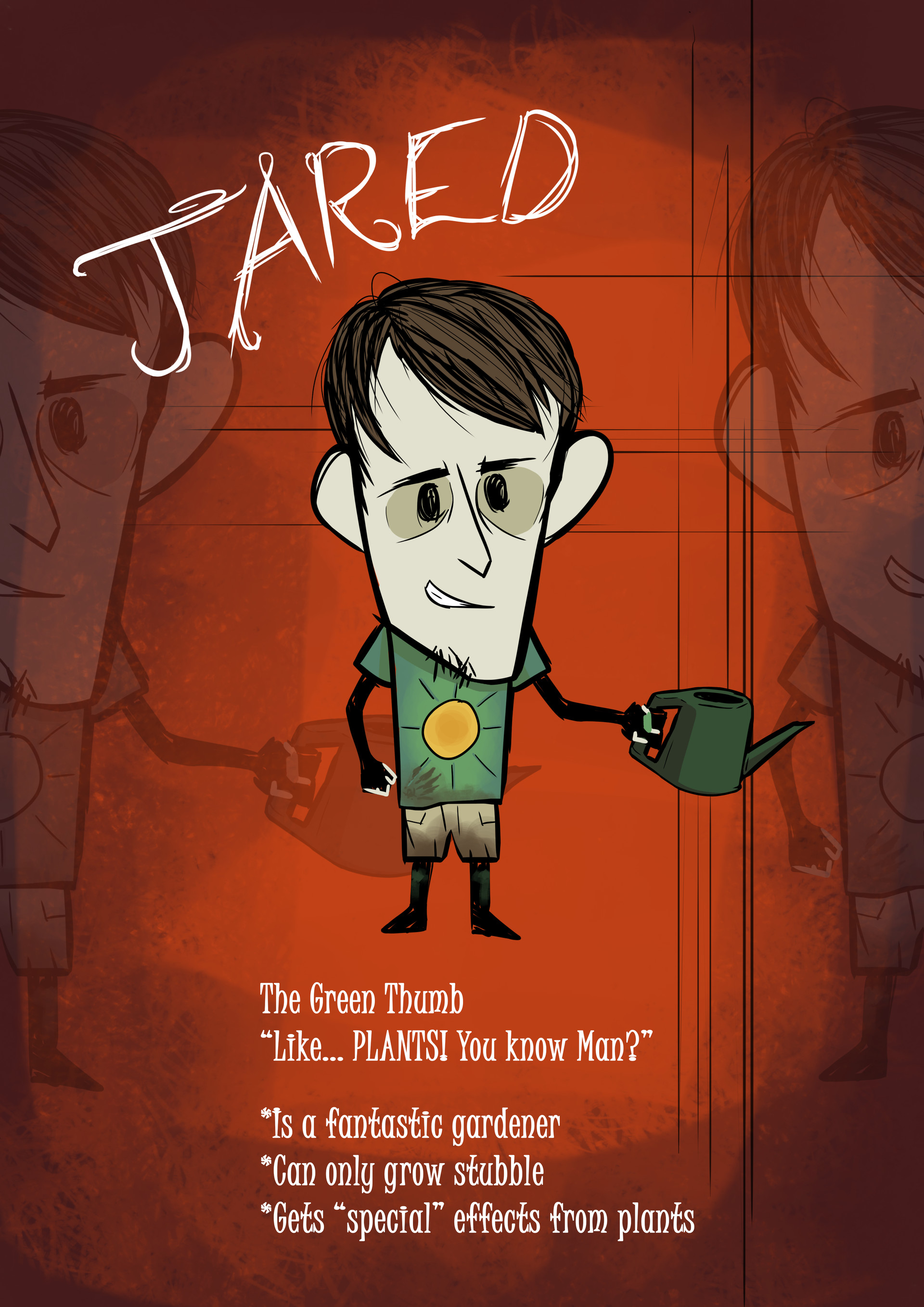 ArtStation - Don't Starve Character Concept - optional summer project