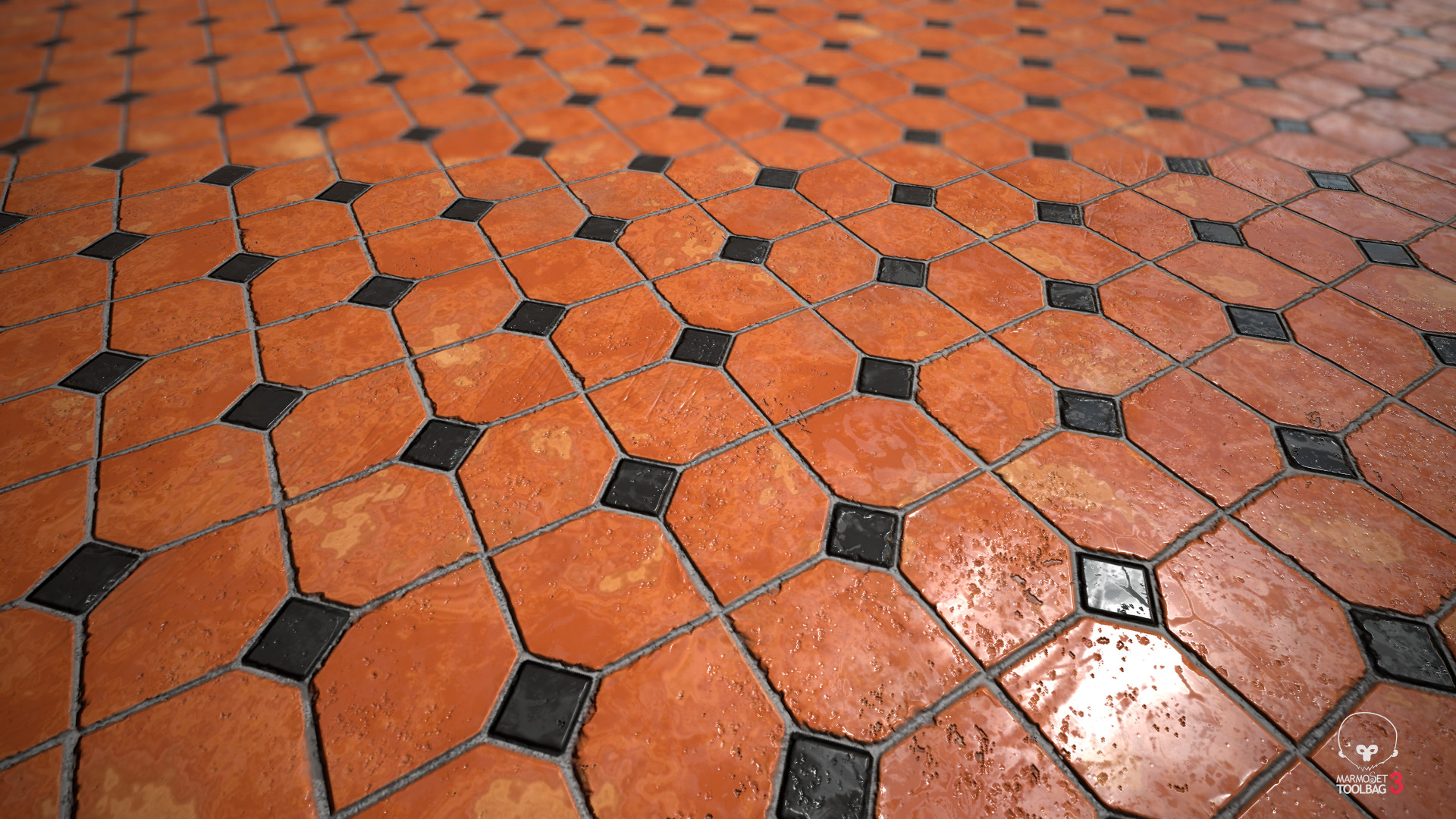 ArtStation - Orange tiles
