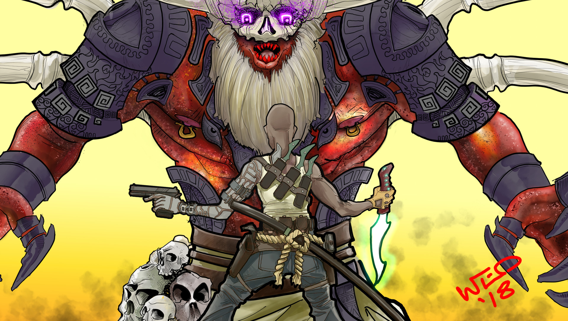 ArtStation - final boss; fight!