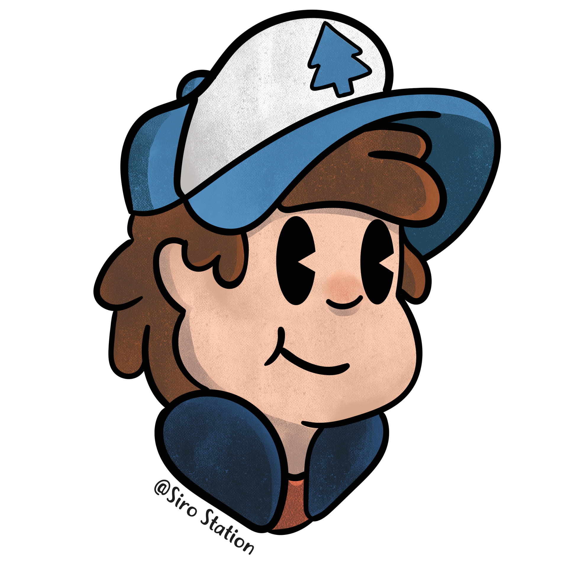 ArtStation - Dipper Sticker Fan Art