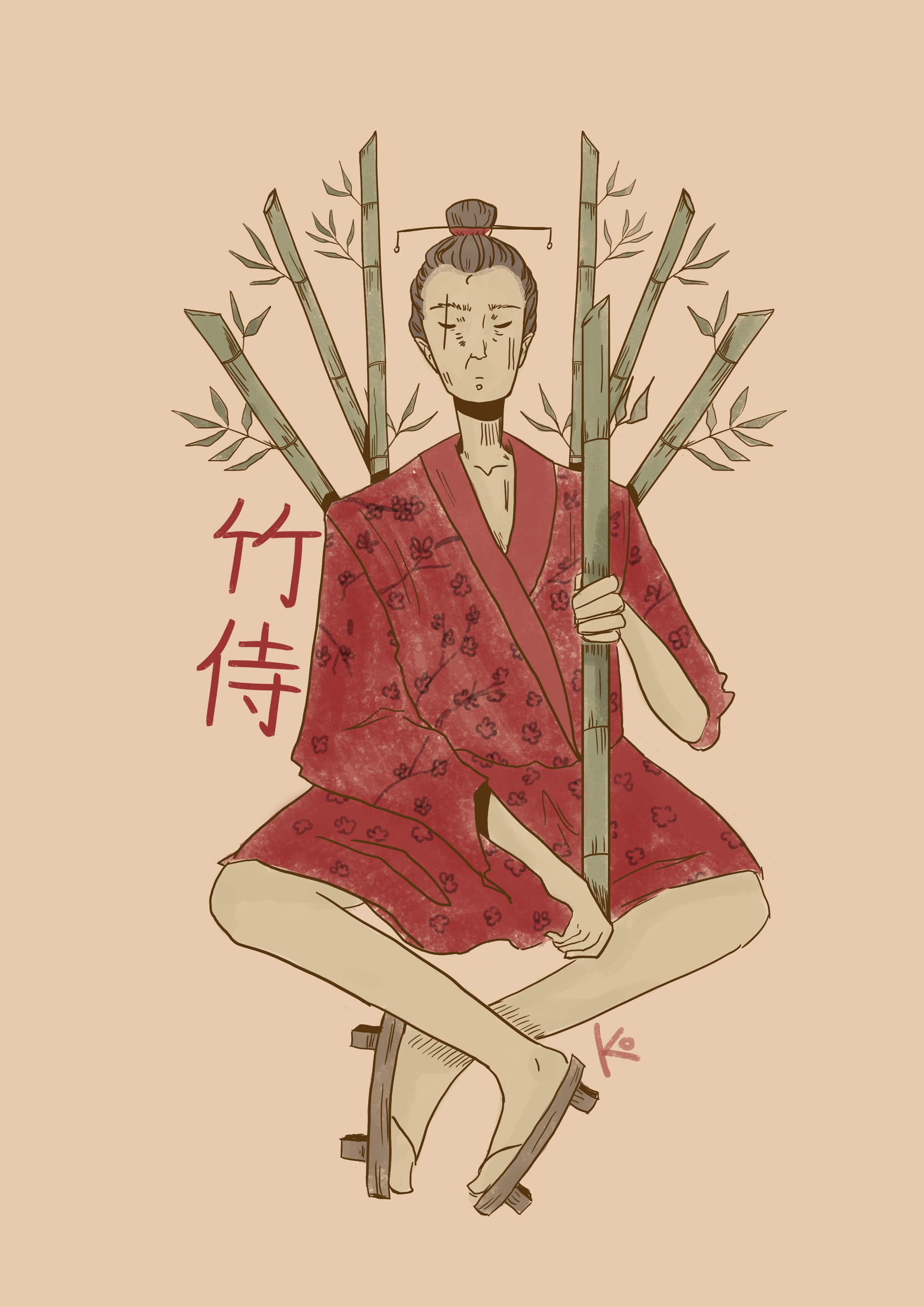 ArtStation - Bamboo Samurai