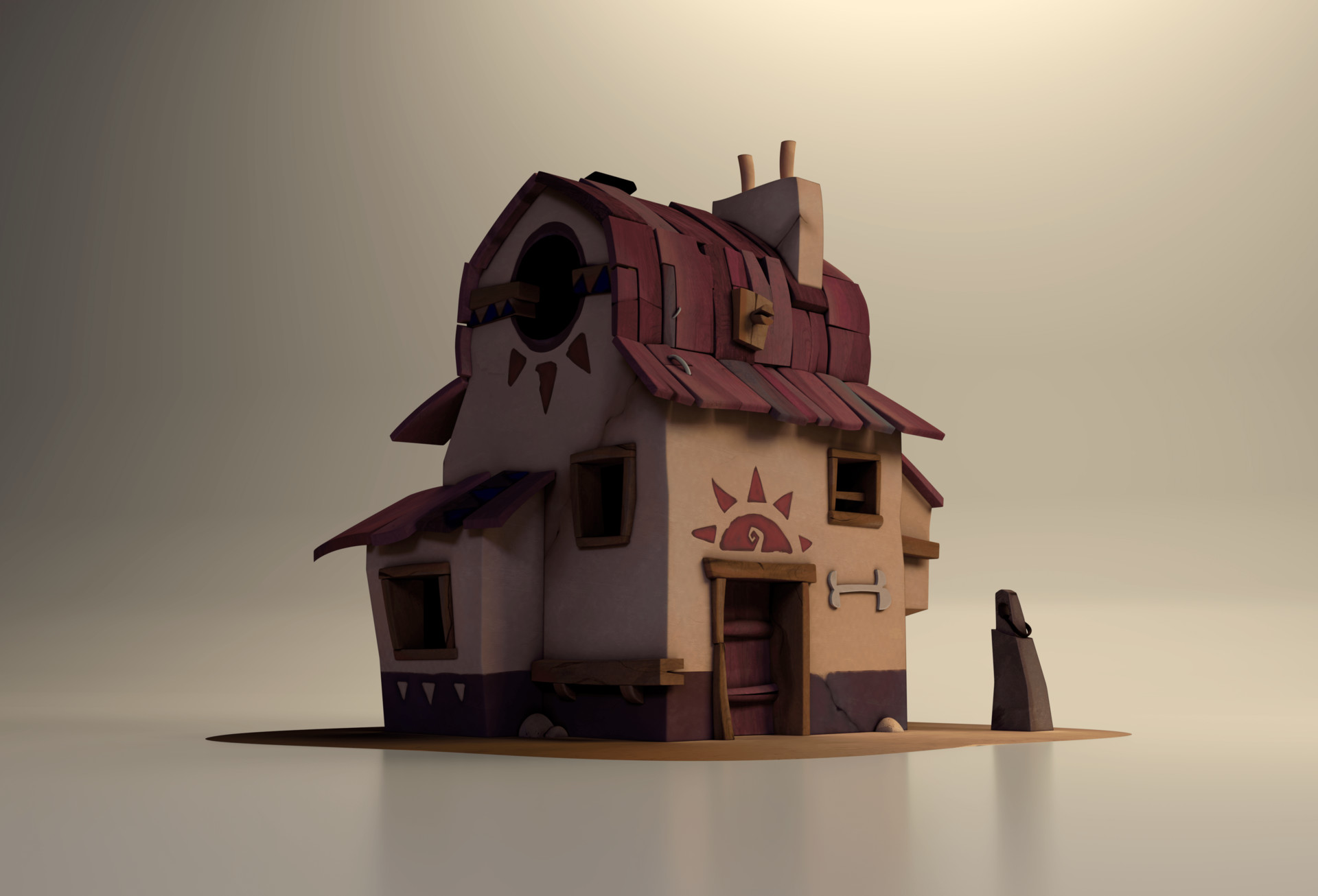 ArtStation - Cartoon house