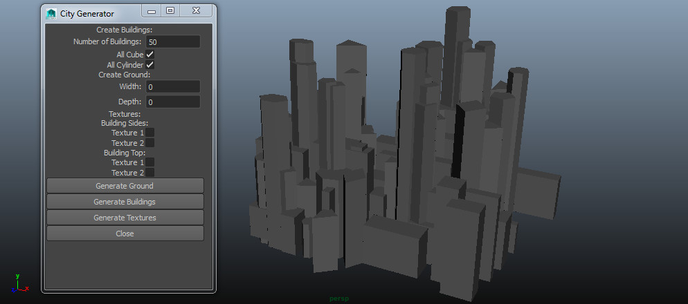 ArtStation - Procedural City Generator