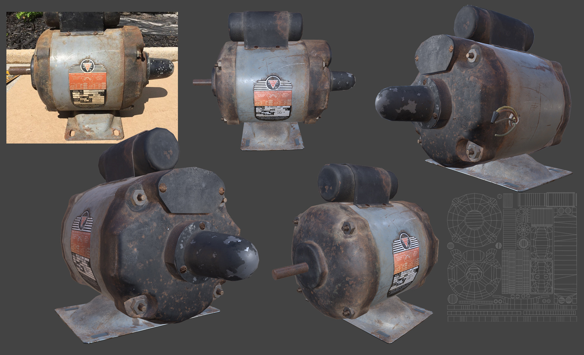 ArtStation - Delta Motor (Game Asset)