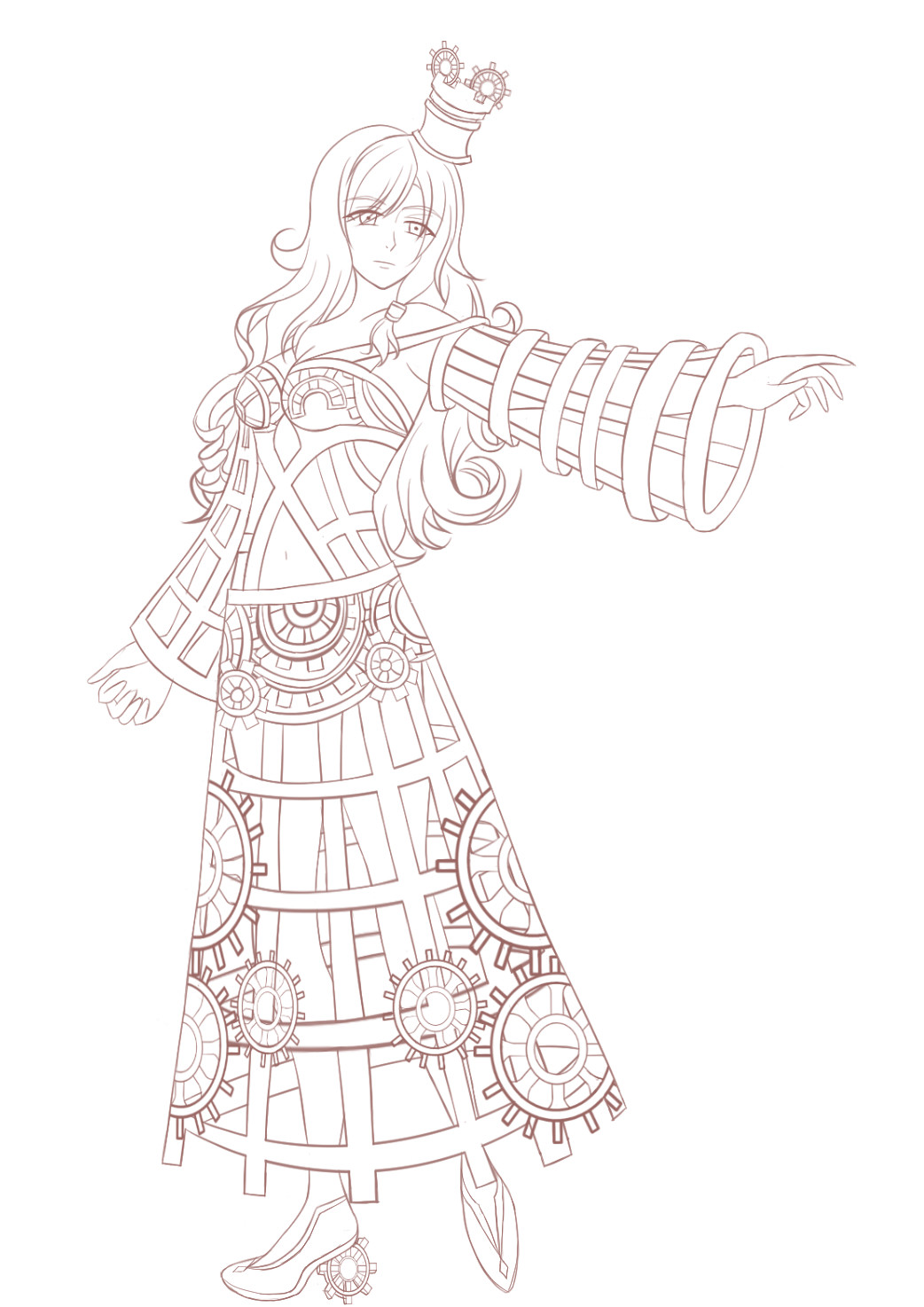 ArtStation - Drawing Preview FF Dissidia NT Materia