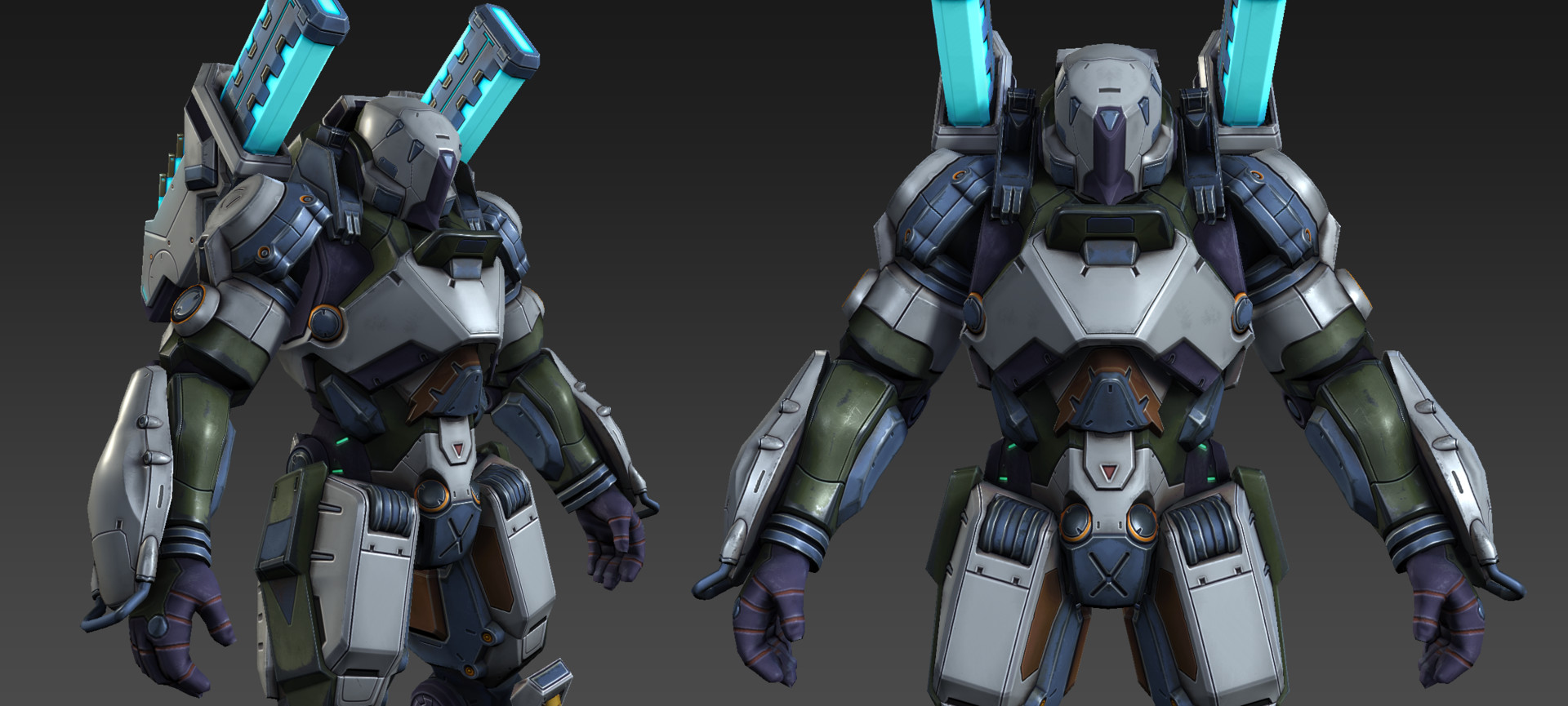 ArtStation - Player armor set, Male