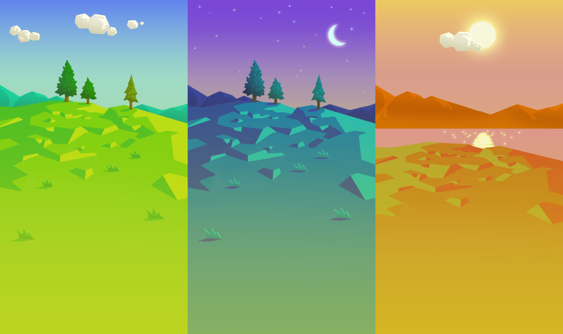 ArtStation - Low poly Background