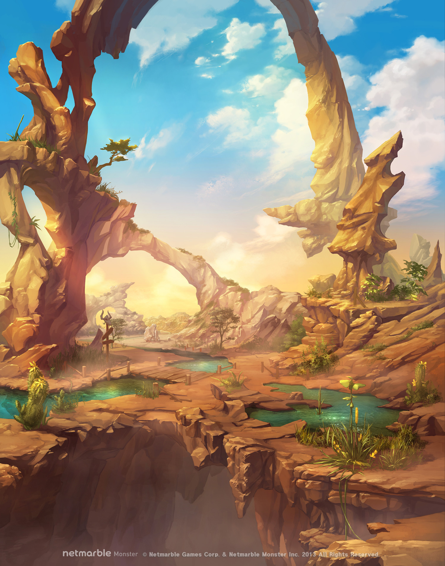 ArtStation - Canyon (monster's taming game work)