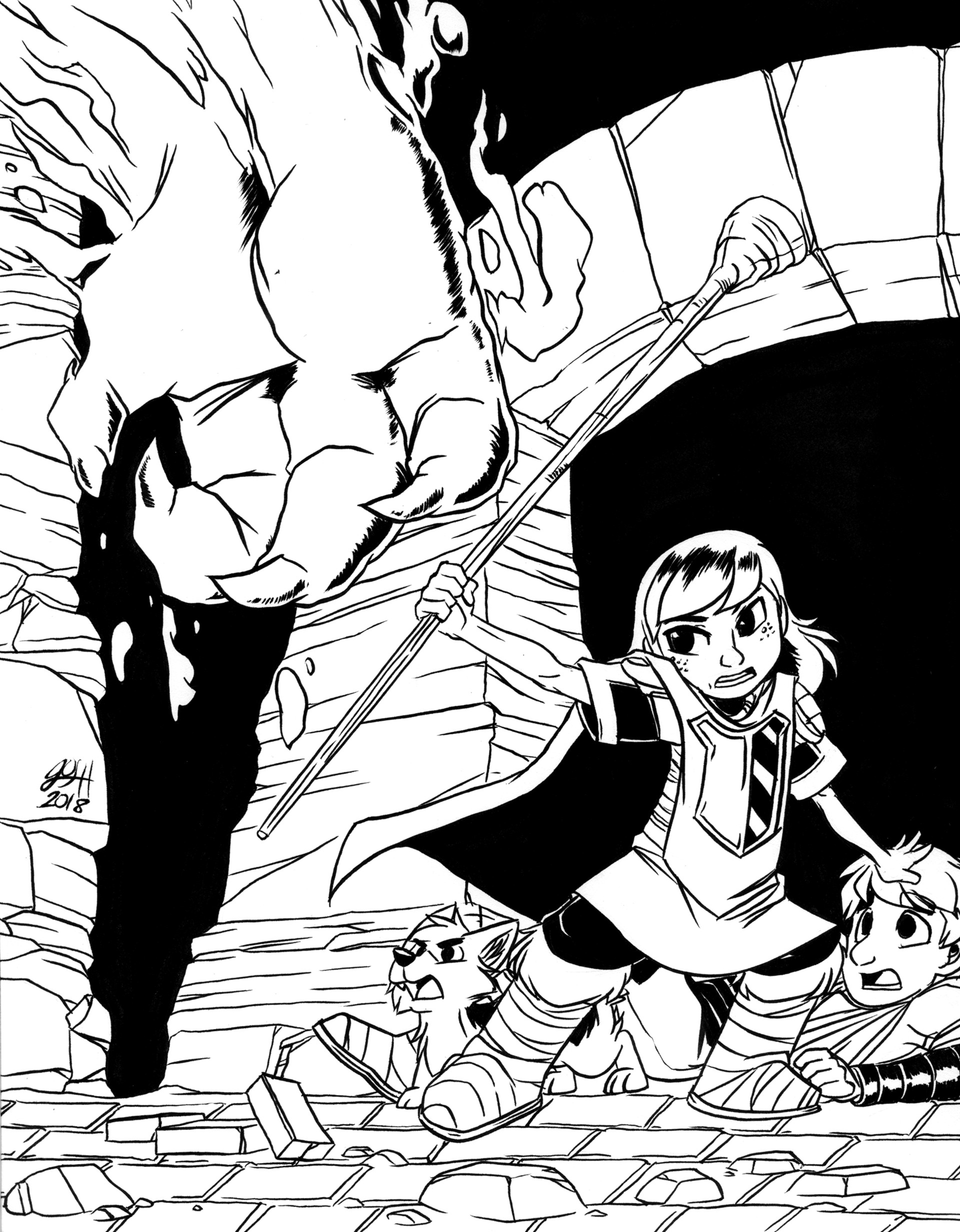 ArtStation - Funky Pose BW