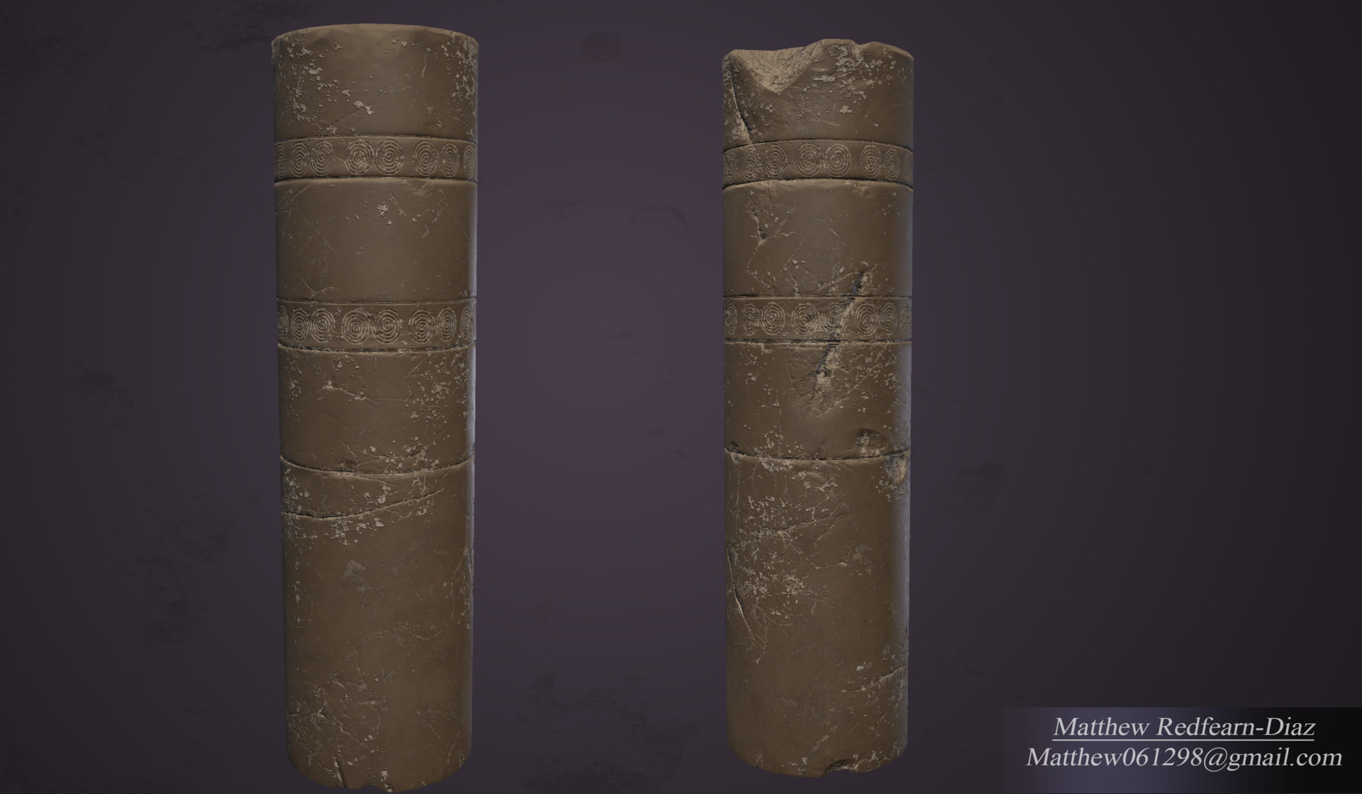 ArtStation - Stone Pillar