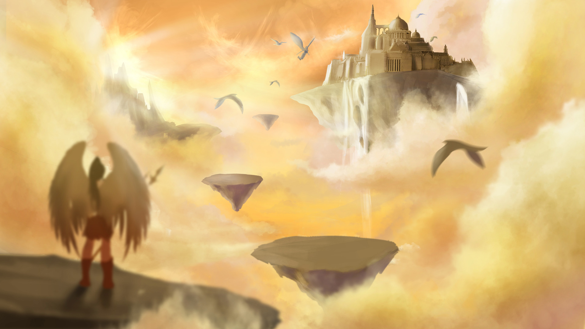 ArtStation - Flying City - Flash Gordon Reboot